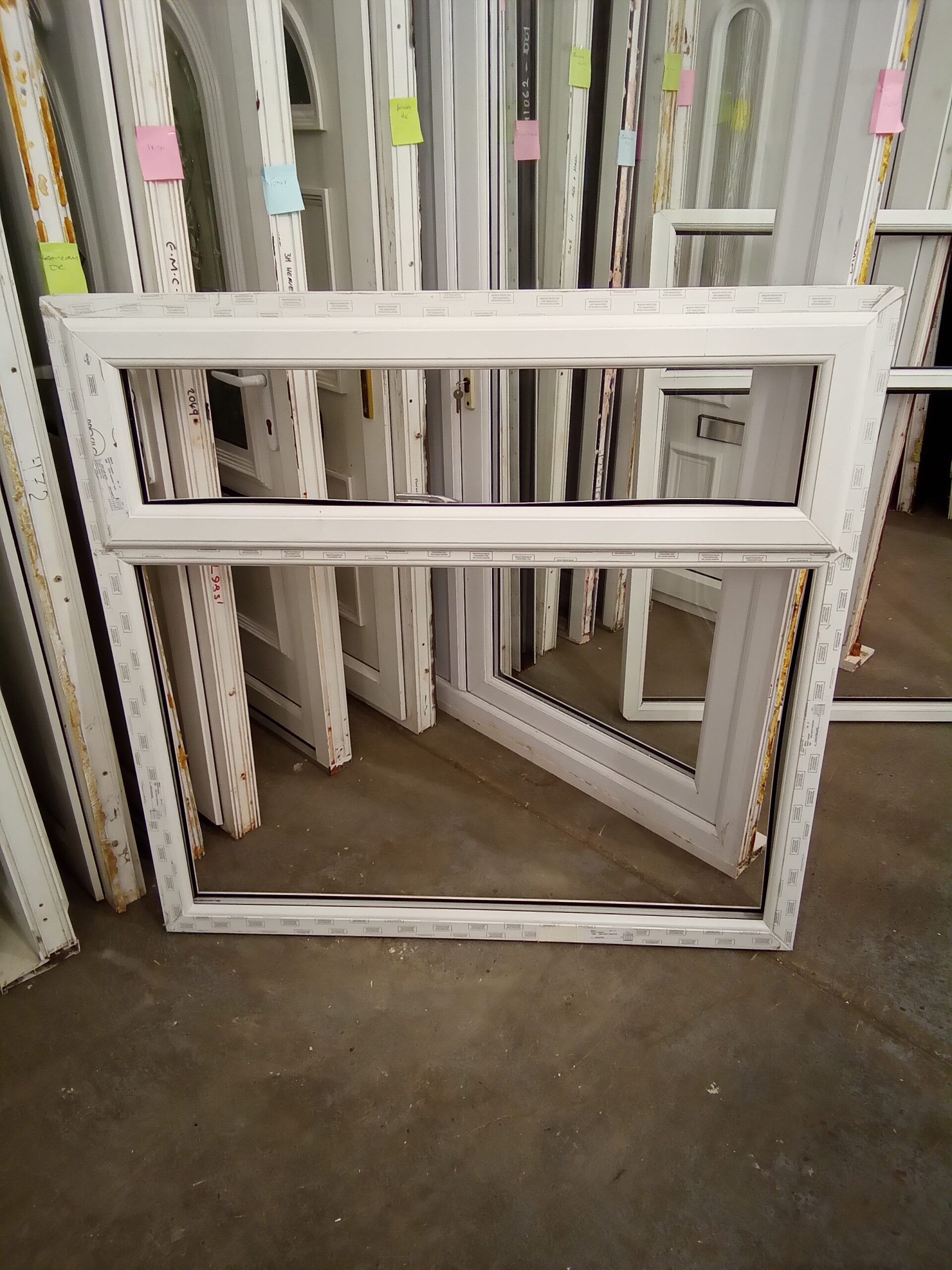 Brand New White Upvc Window (UNGLAZED) 1280mm x 1230mm USW023 | Used ...