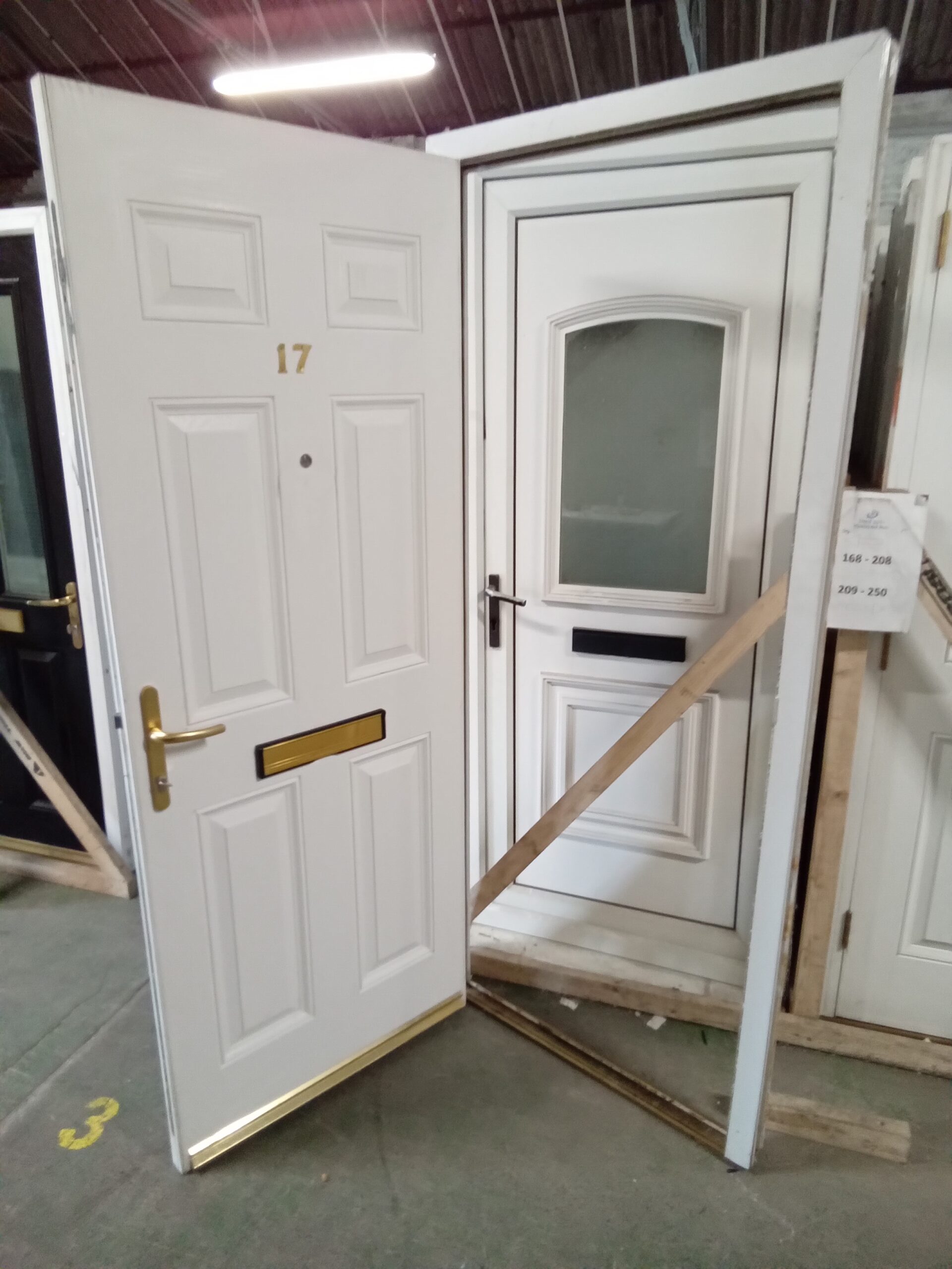Used White Composite Front Door 890mm x 2070mm 0184 | Used UPVC Windows ...