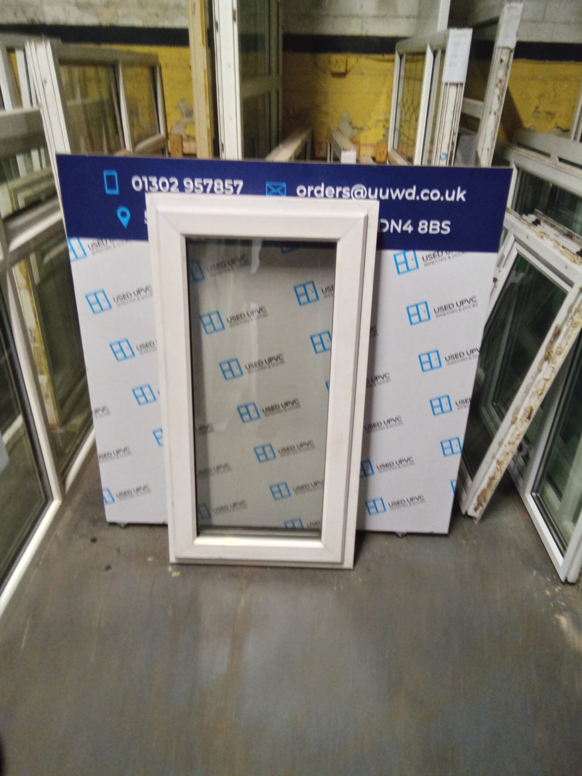Used White Upvc Window 610mm x 1170mm W0204 | Used UPVC Windows & Doors