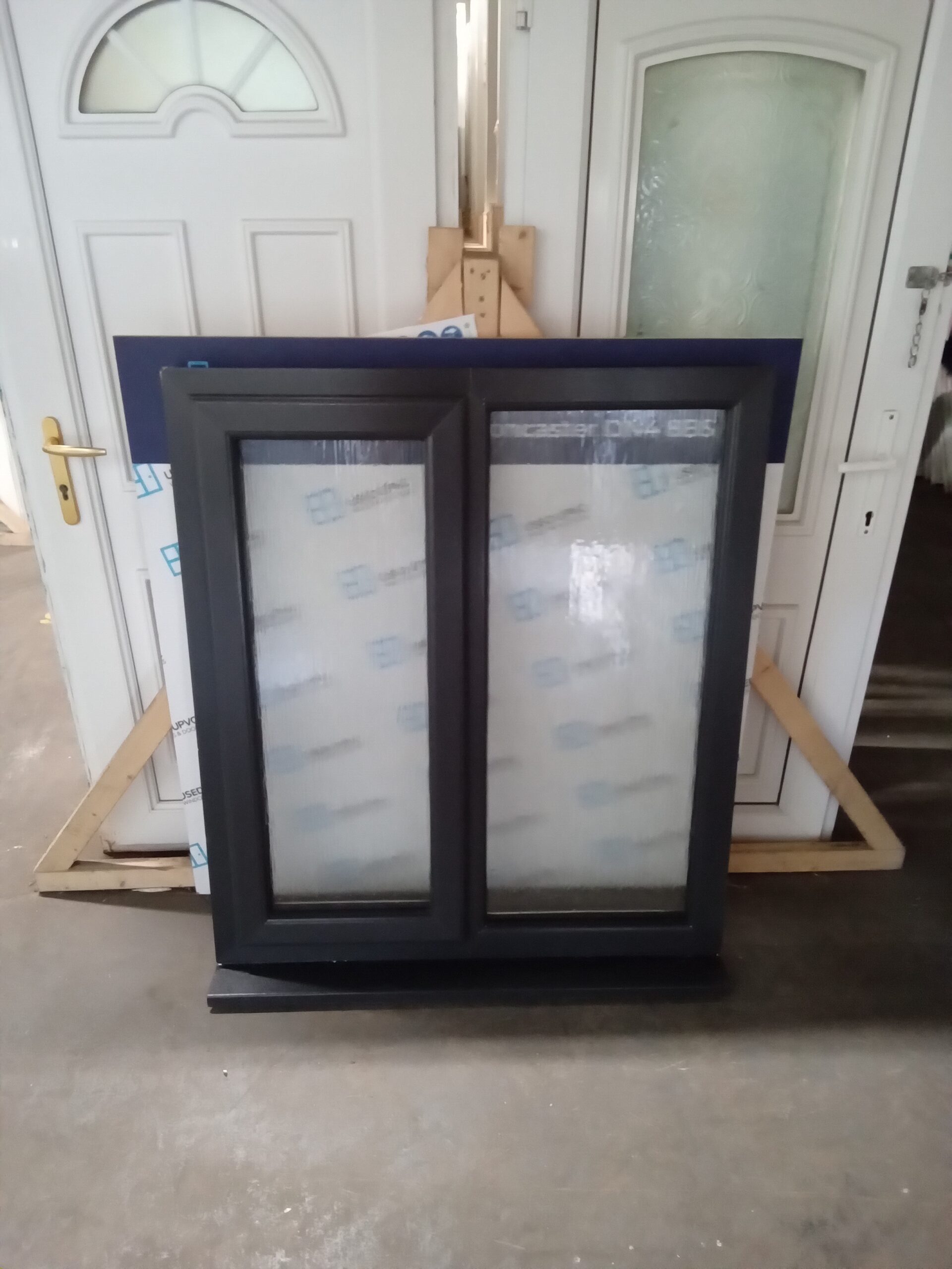 Used grey Upvc Window 1055mm x 1215mm LW0023 | Used UPVC Windows & Doors