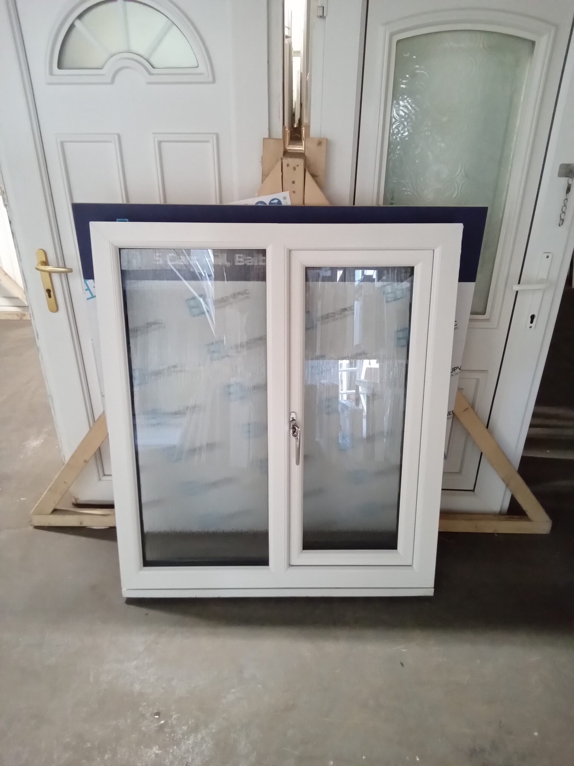 Used grey Upvc Window 1055mm x 1215mm LW0023 | Used UPVC Windows & Doors