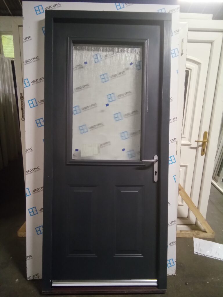 Brand new grey composite back door 930mm x 2080mm 0609 | Used UPVC ...