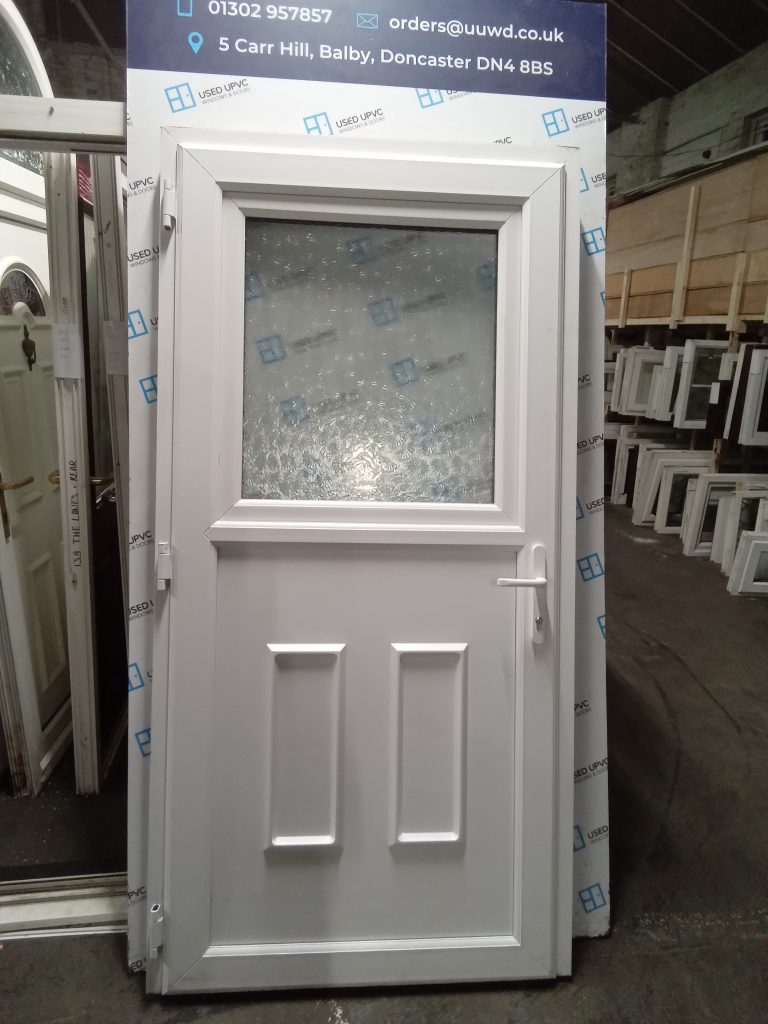Used white back stable door 1010mm x 2025mm 0833 | Used UPVC Windows ...