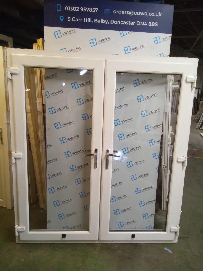 Used White Upvc French Doors (OUTWARDS OPENING) 1775mm x 1960mm EA6 ...