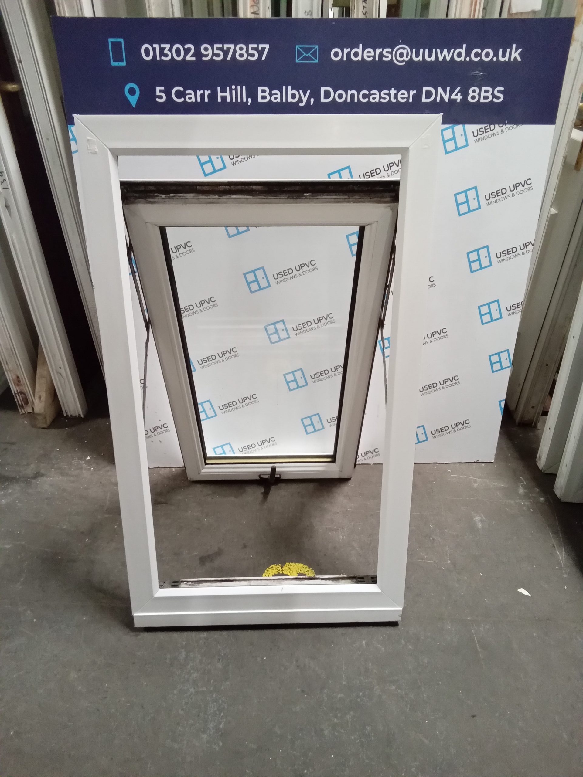 Used White Upvc Window 625 x 1070 W0296 | Used UPVC Windows & Doors