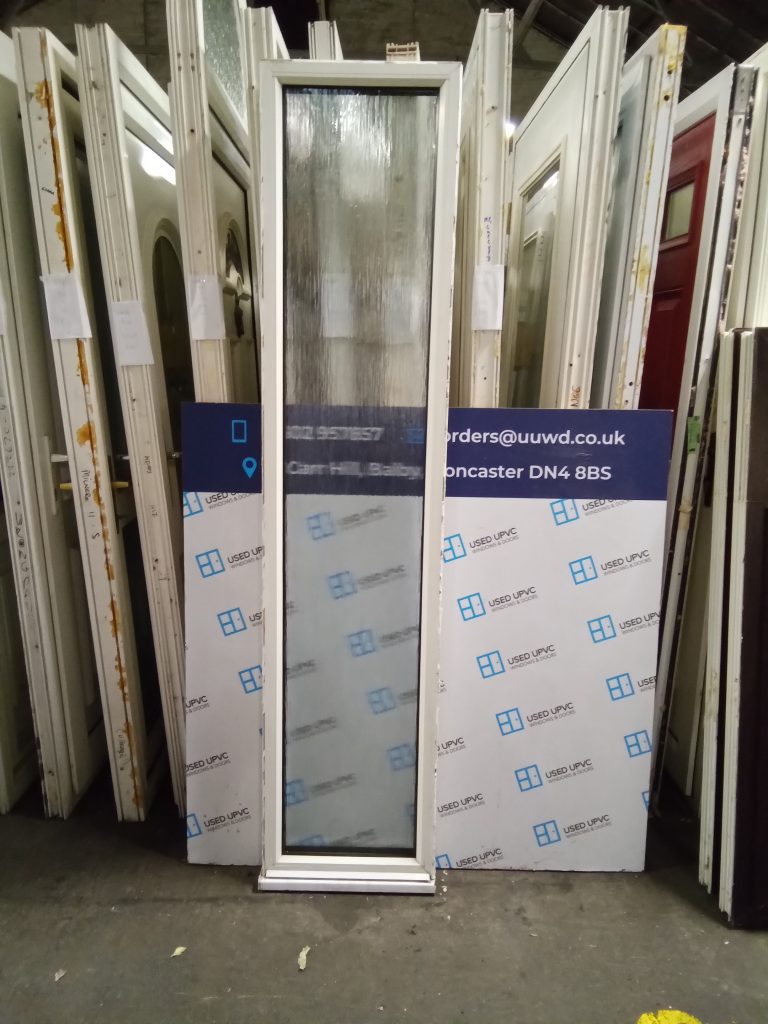 Used White Upvc side panel 440 x 1955 SP019 | Used UPVC Windows & Doors