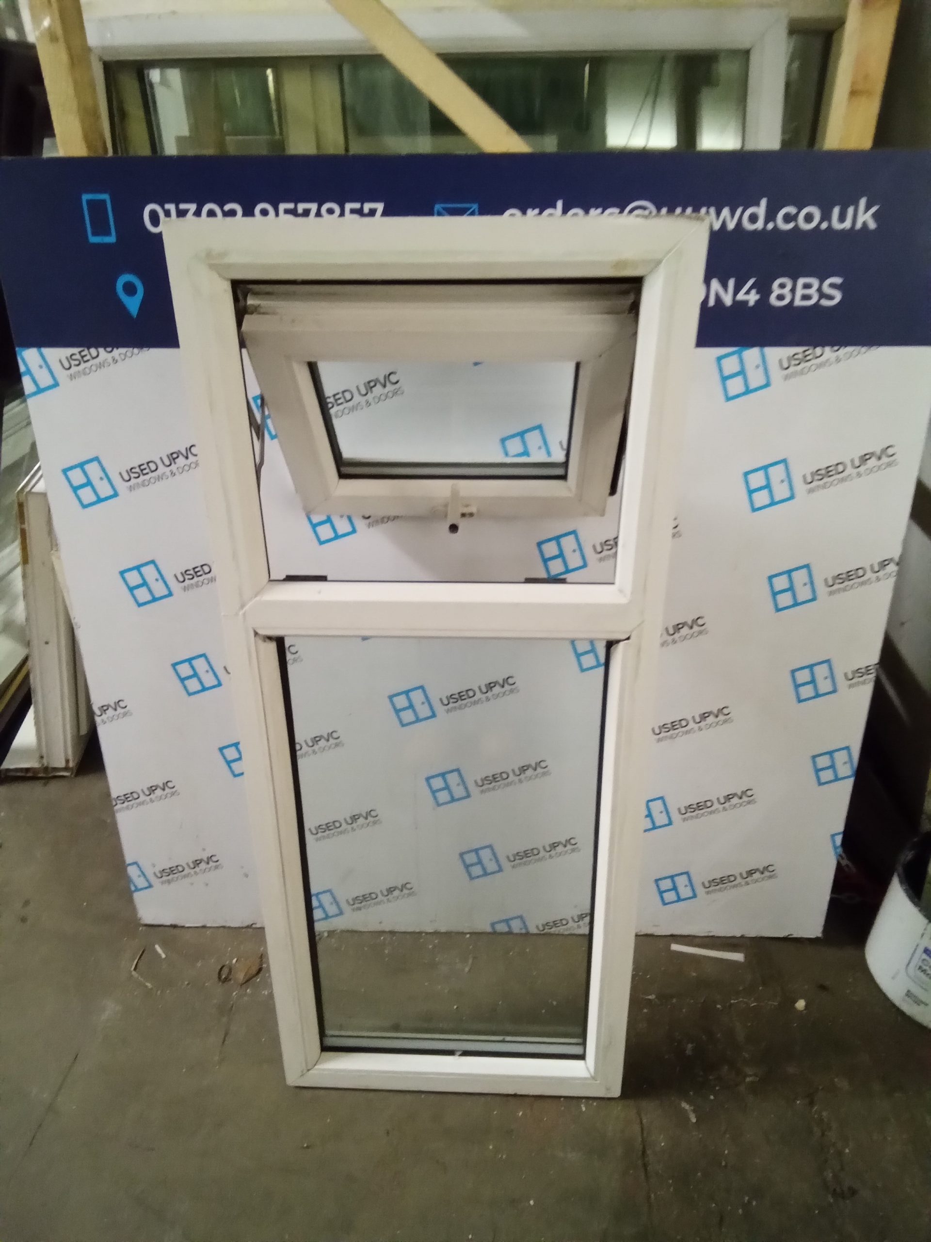 Used white Upvc Window 500mm x 1185mm W0131 | Used UPVC Windows & Doors