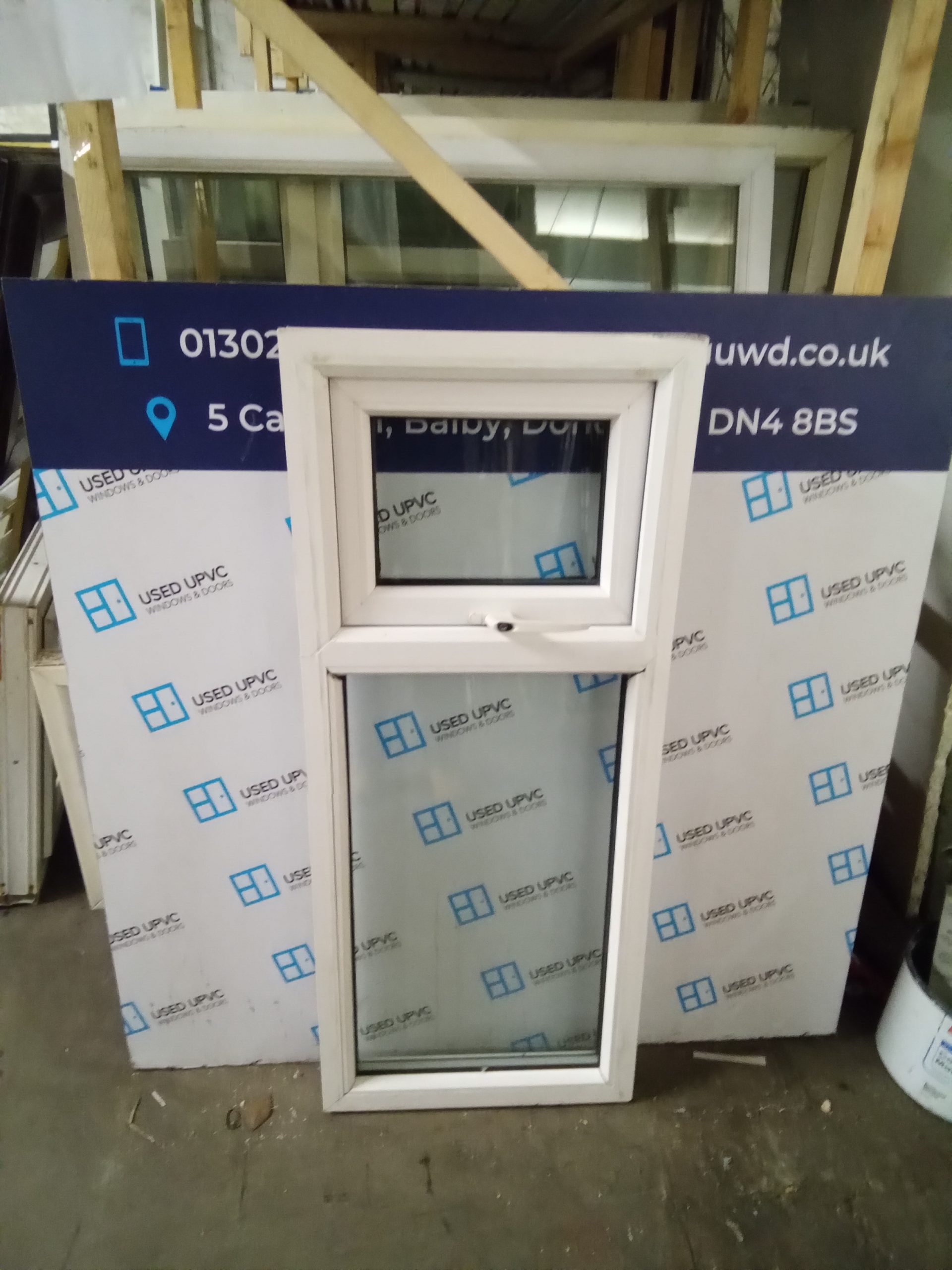 Used white Upvc Window 500mm x 1185mm W0131 | Used UPVC Windows & Doors