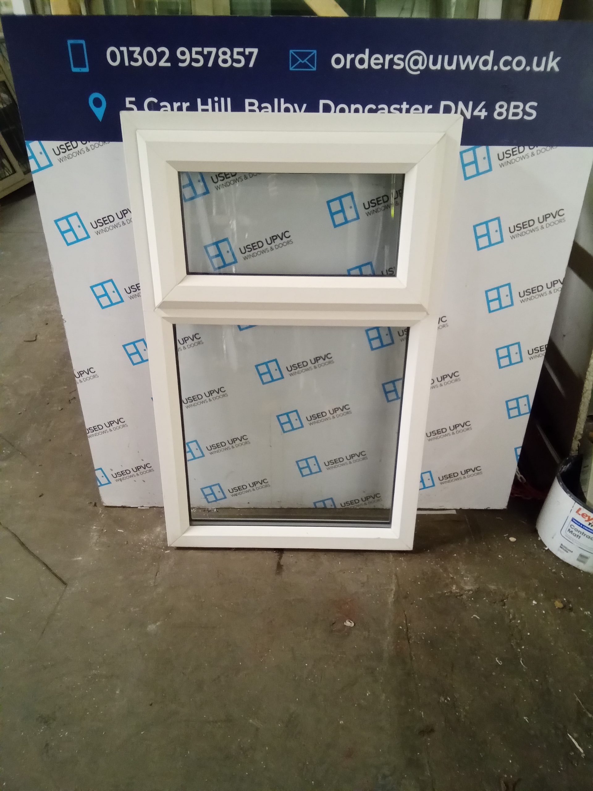 Used White Upvc Window 675mm x 1070 W0217 | Used UPVC Windows & Doors