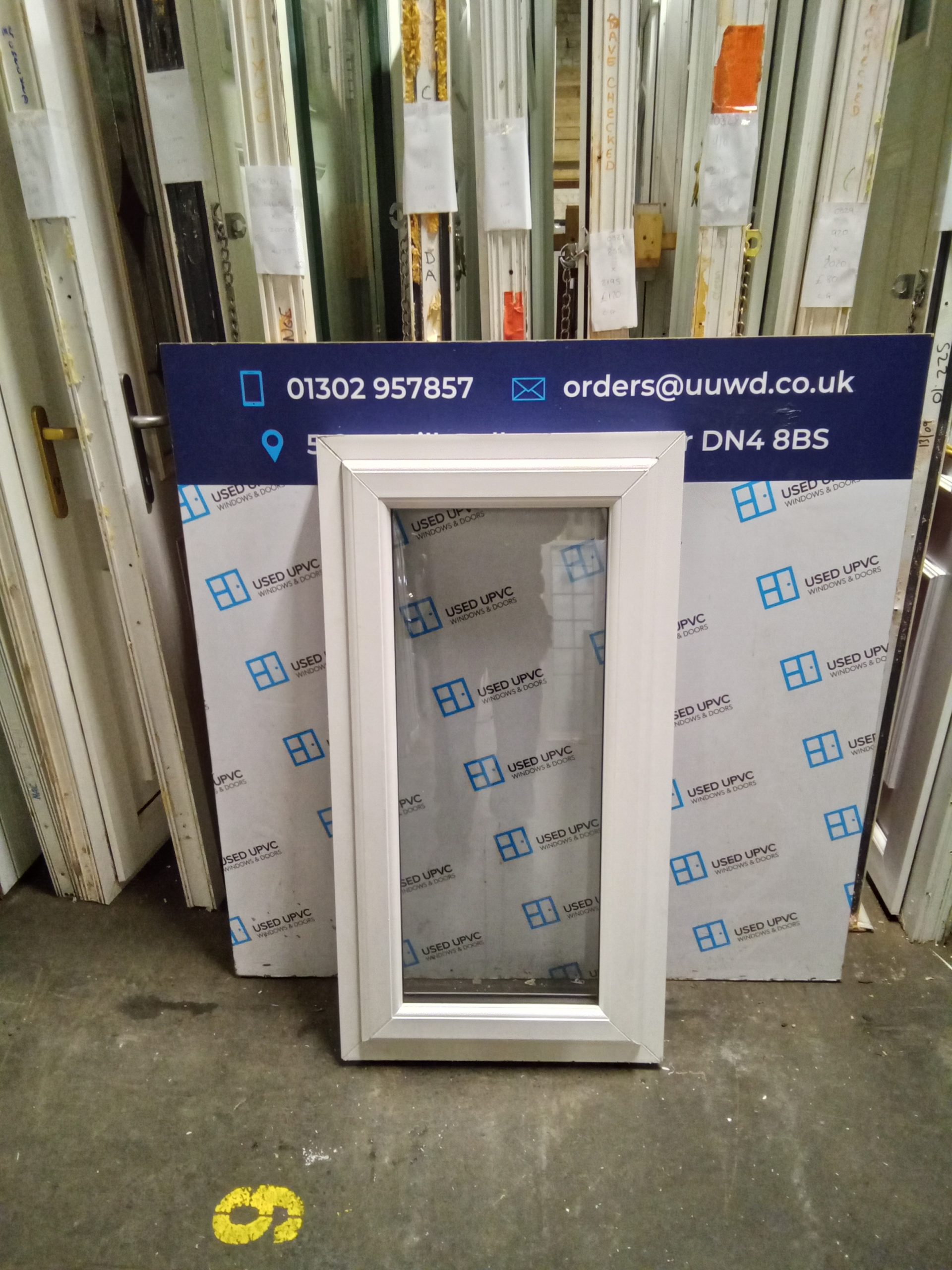 Used White Upvc Window 580mm x 1105mm W0329 | Used UPVC Windows & Doors