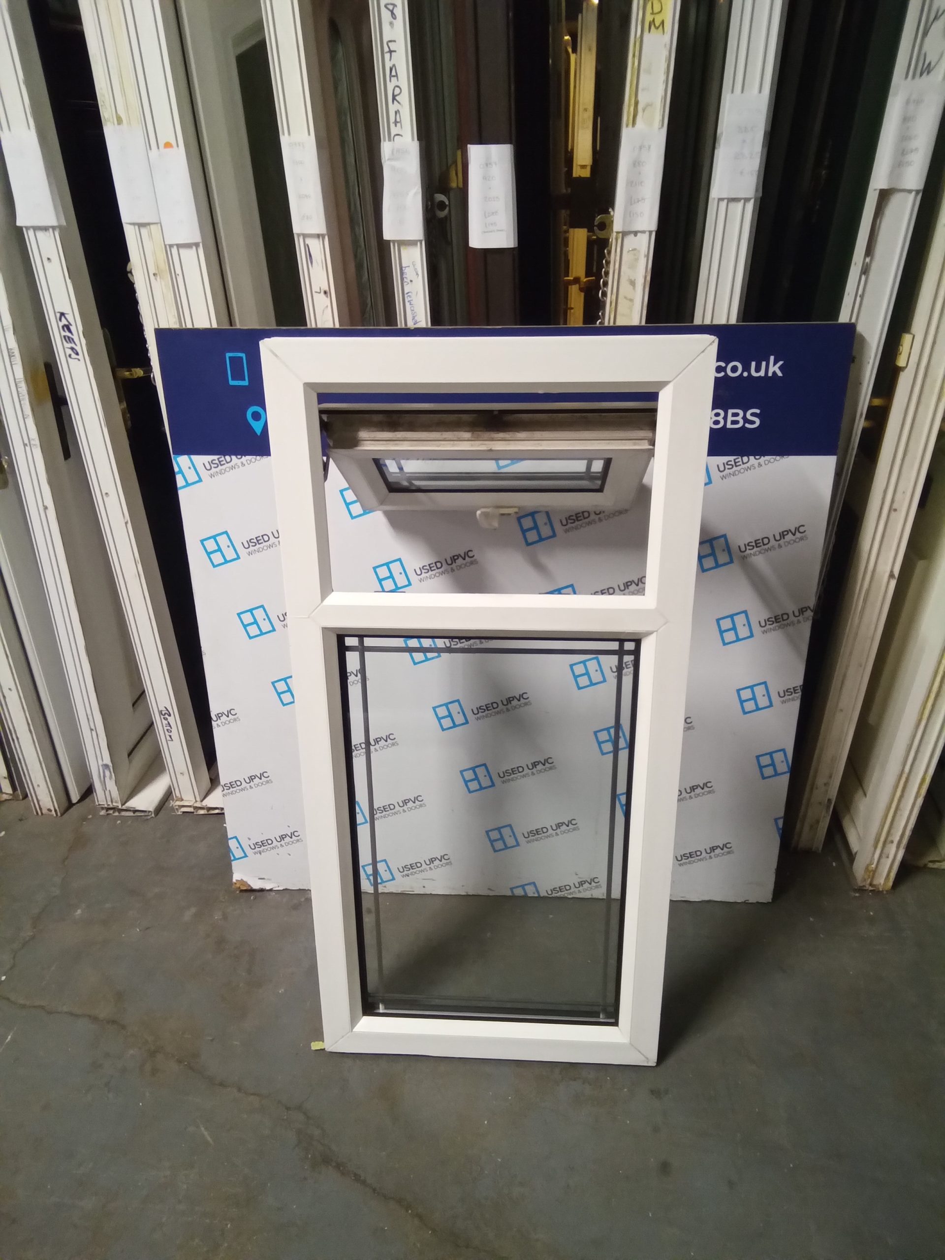 Used White Upvc Window 605mm wide x 1265mm high W0158 | Used UPVC ...