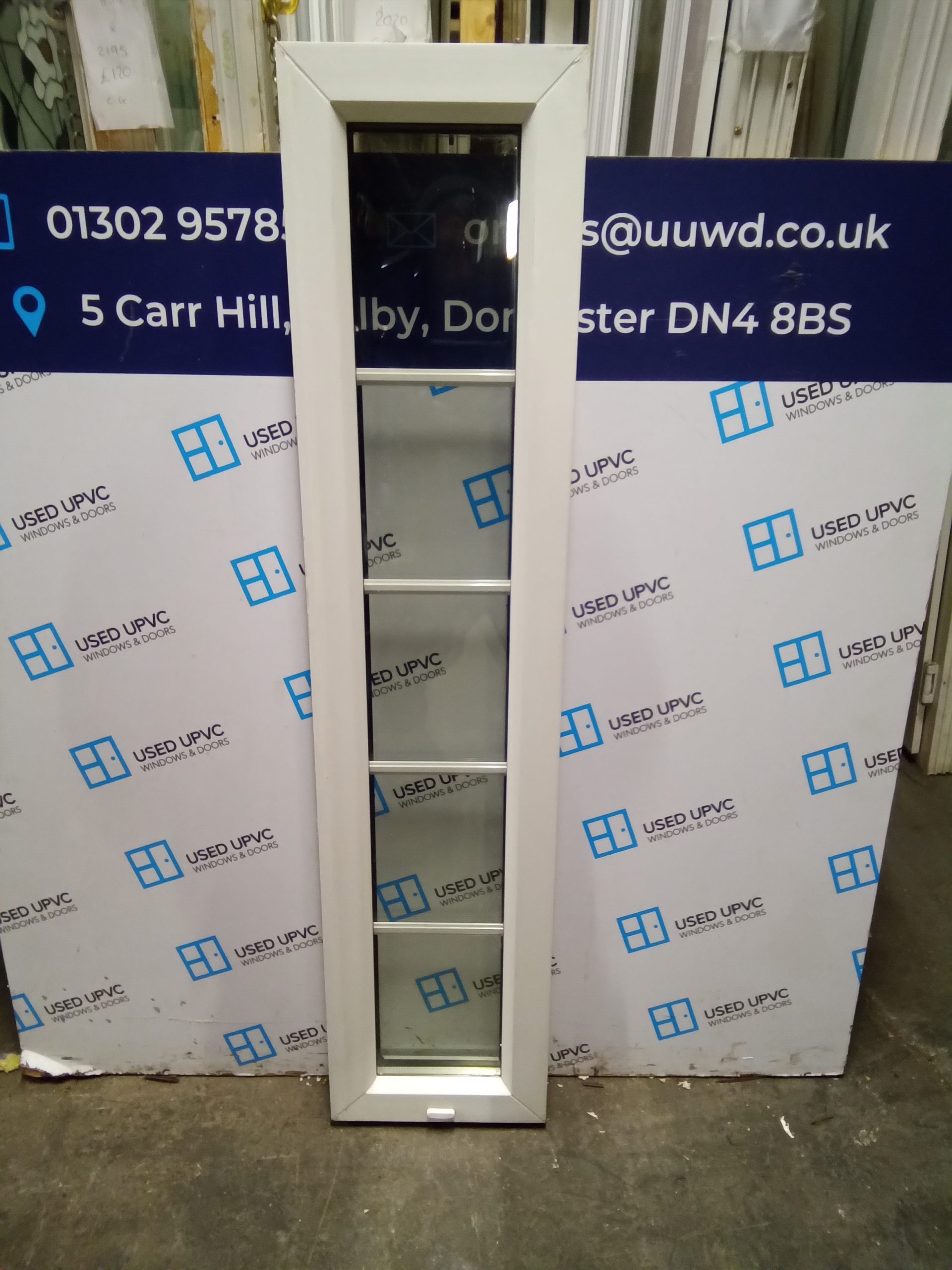 Used White Upvc Window 300mm x 1310mm W0144 | Used UPVC Windows & Doors