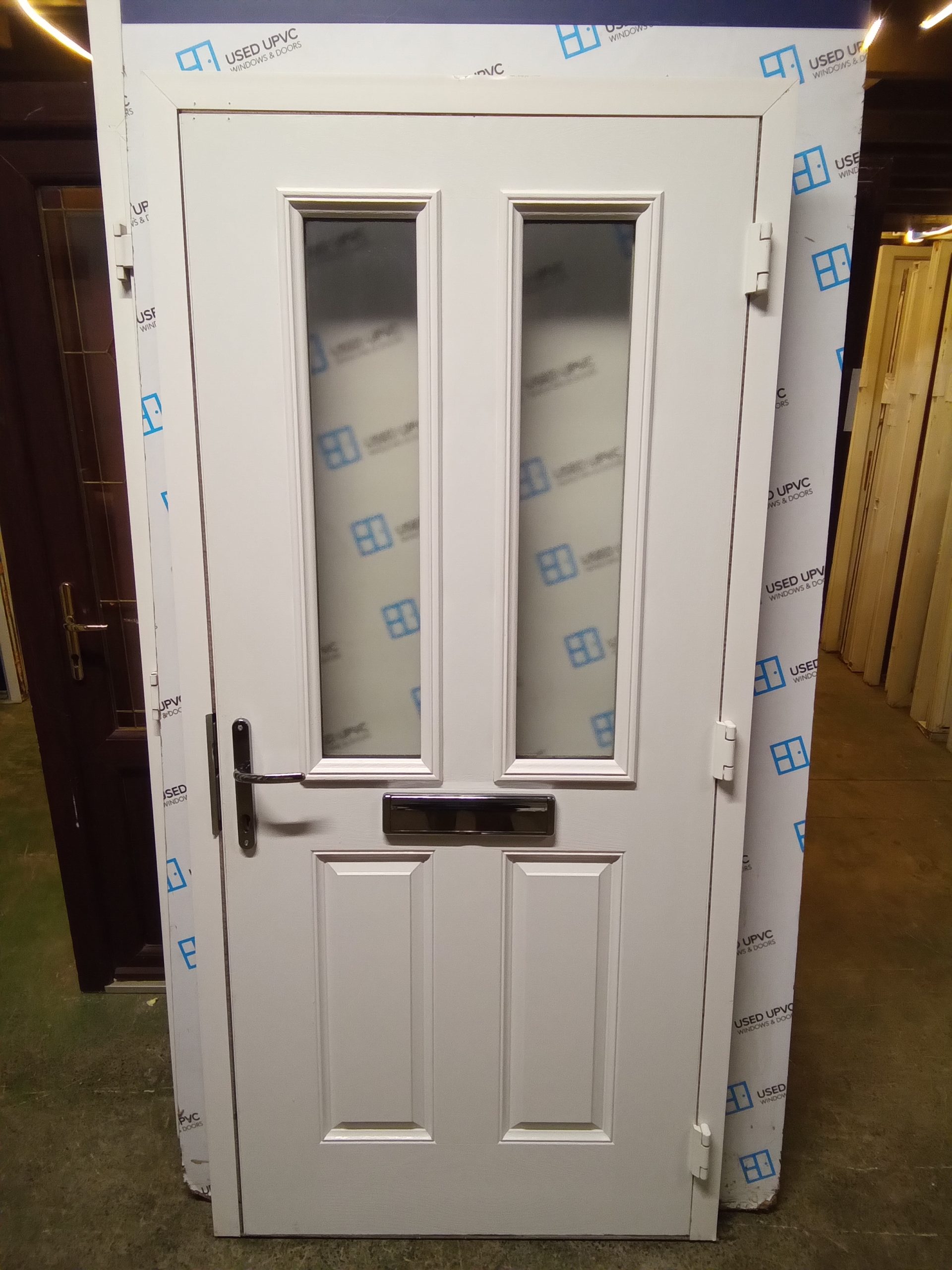 Used White Composite Front Door 990mm x 2070mm 0881 | Used UPVC Windows ...