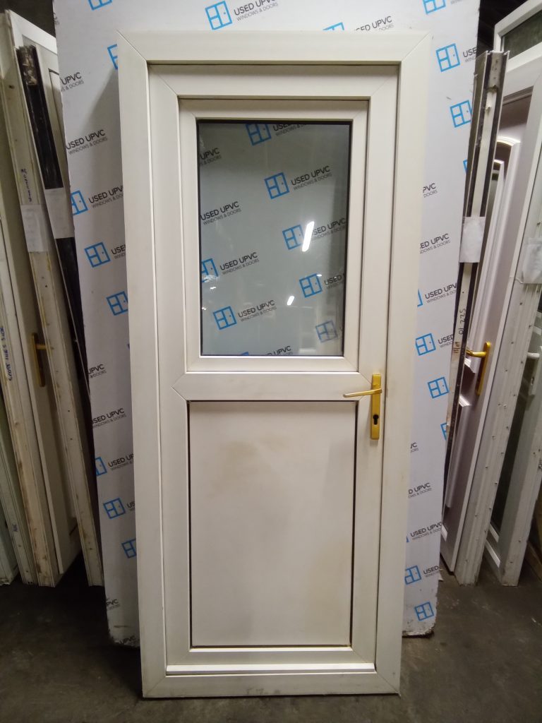 Used White Upvc stable back door 855mm x 2025mm 0561 | Used UPVC ...