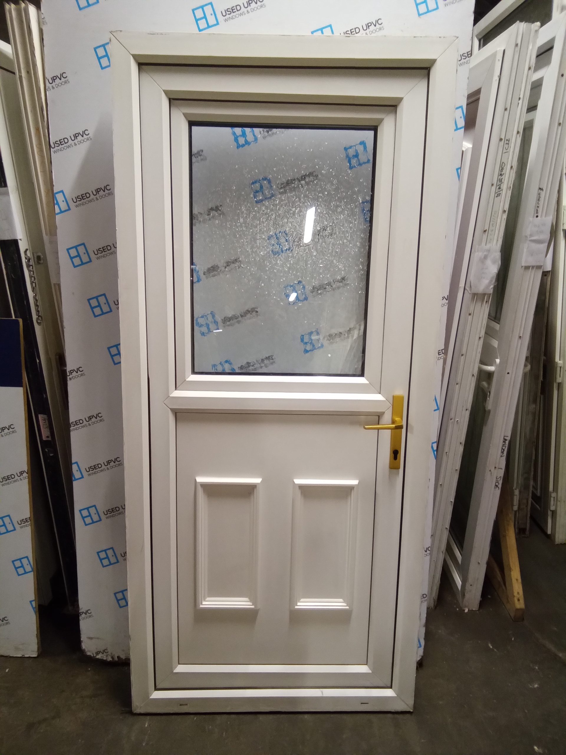 Used White Upvc Stable Back Door 910mm x 2000mm 0010 | Used UPVC ...