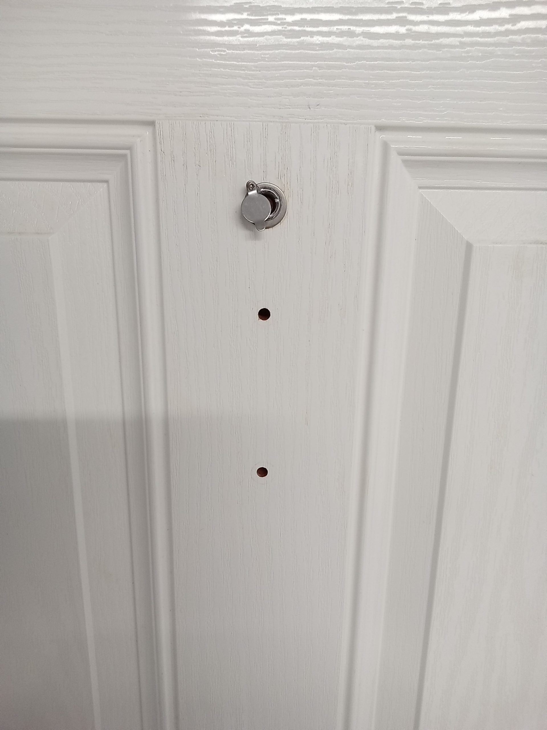 Used Anthracite Grey Composite Front Fire Door 895mm x 1965mm 0421 ...