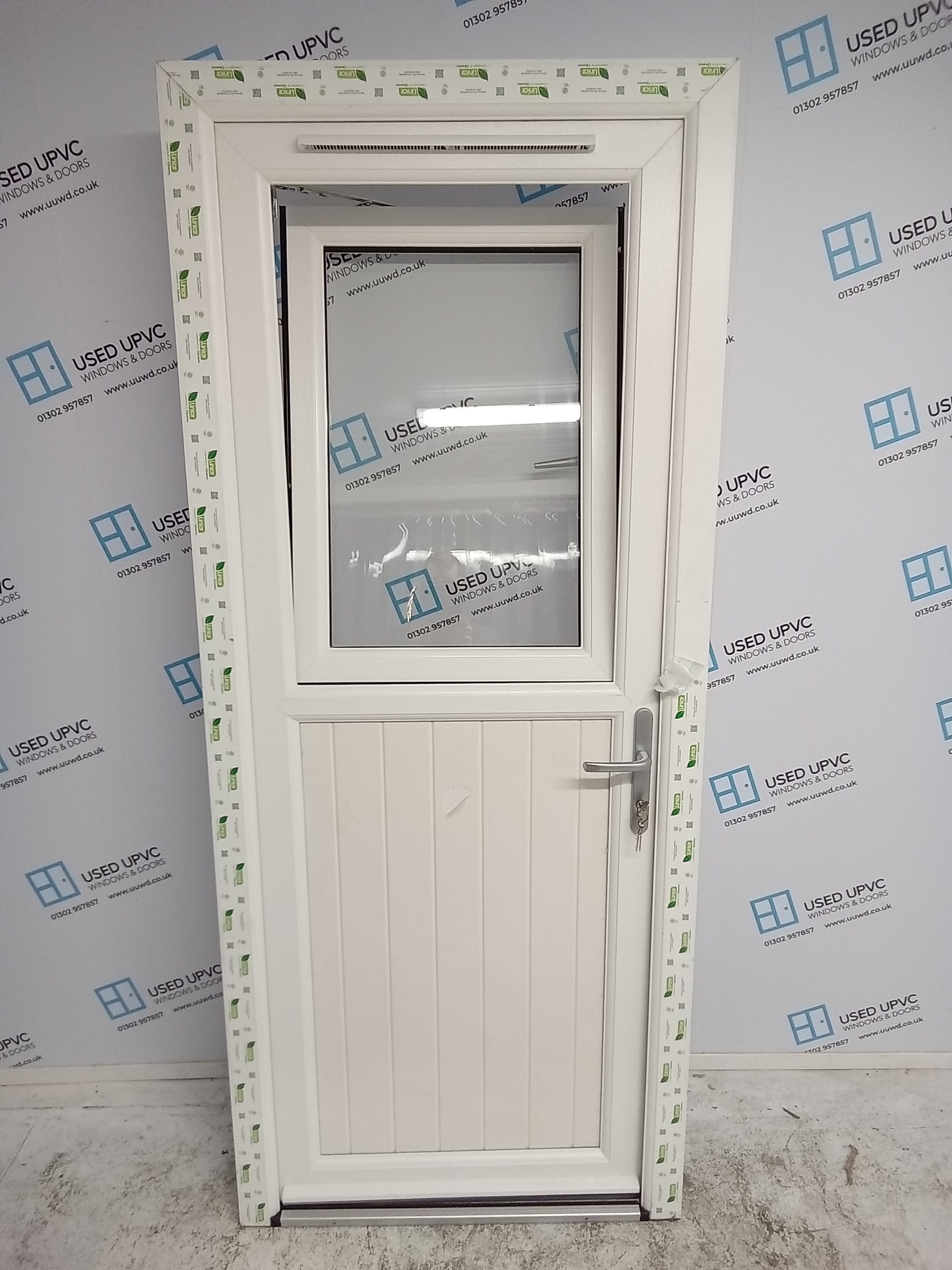 Brand New White Upvc Stable Back Door 875mm x 2075mm C20015 | Used UPVC ...