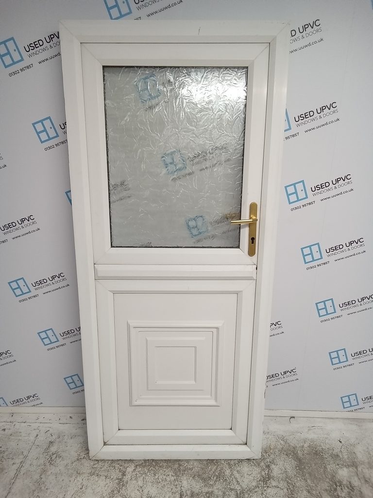 Used White Upvc Stable Back Door 900mm x 2045mm 0689 | Used UPVC ...