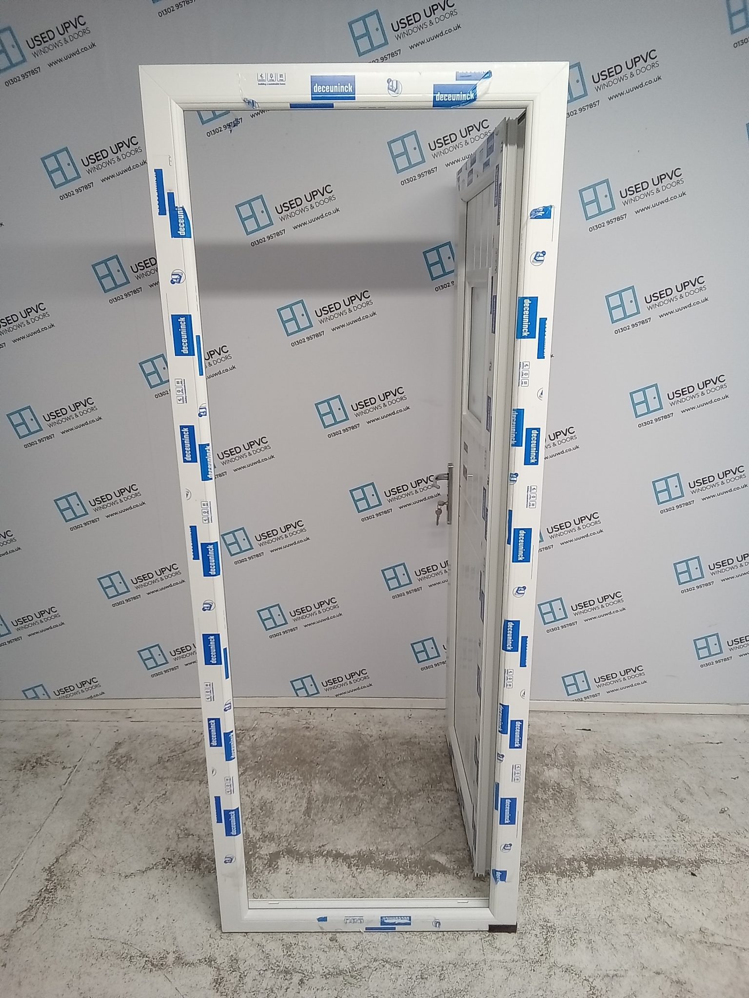 Brand New White Upvc Back Door (outwards opening) 770mm x 2000mm C2019 ...