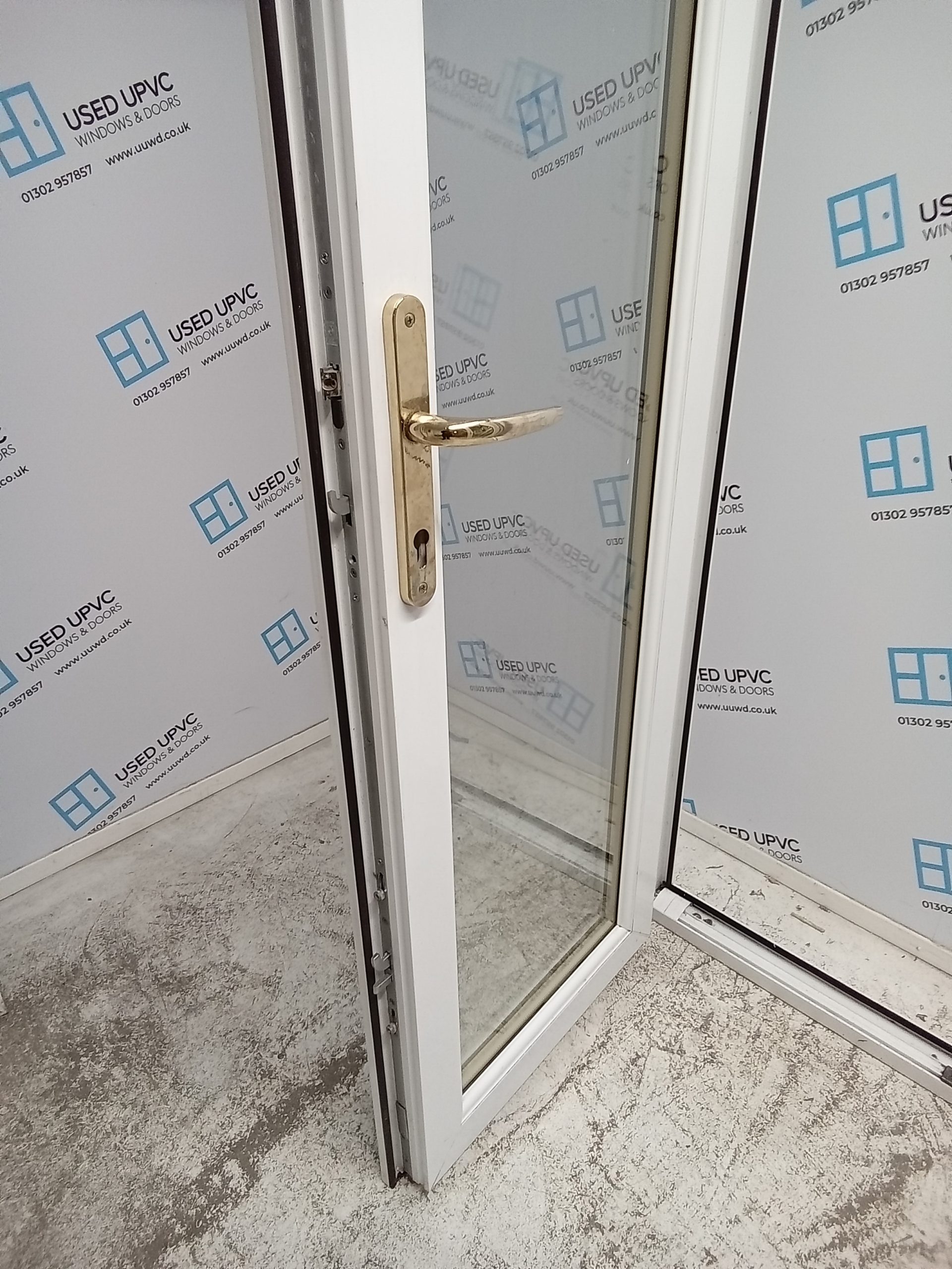 Used White Upvc French Doors 1270mm x 2040mm EA4 | Used UPVC Windows ...
