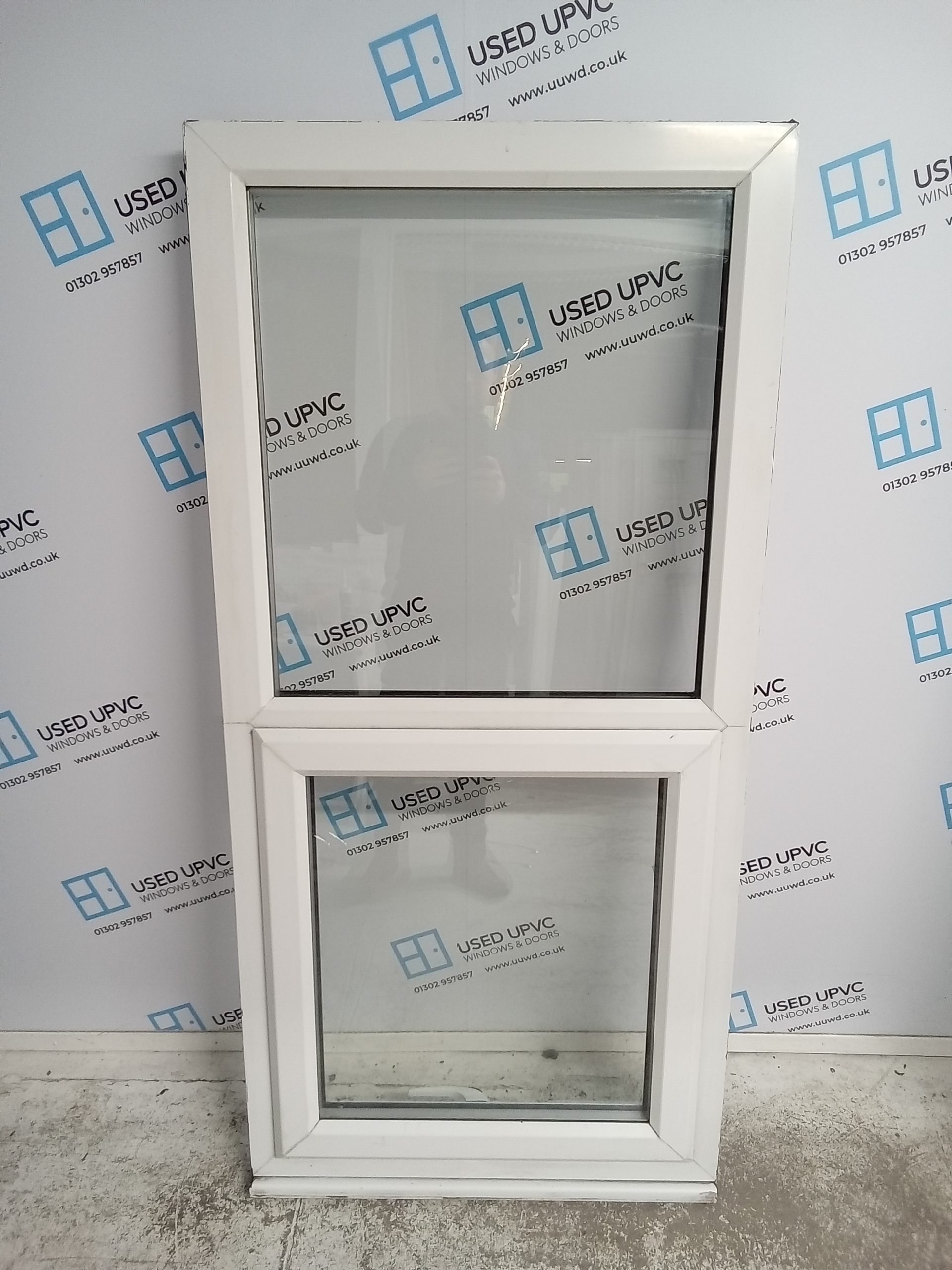 Used White Upvc Window 750mm x 1580mm W0102 | Used UPVC Windows & Doors