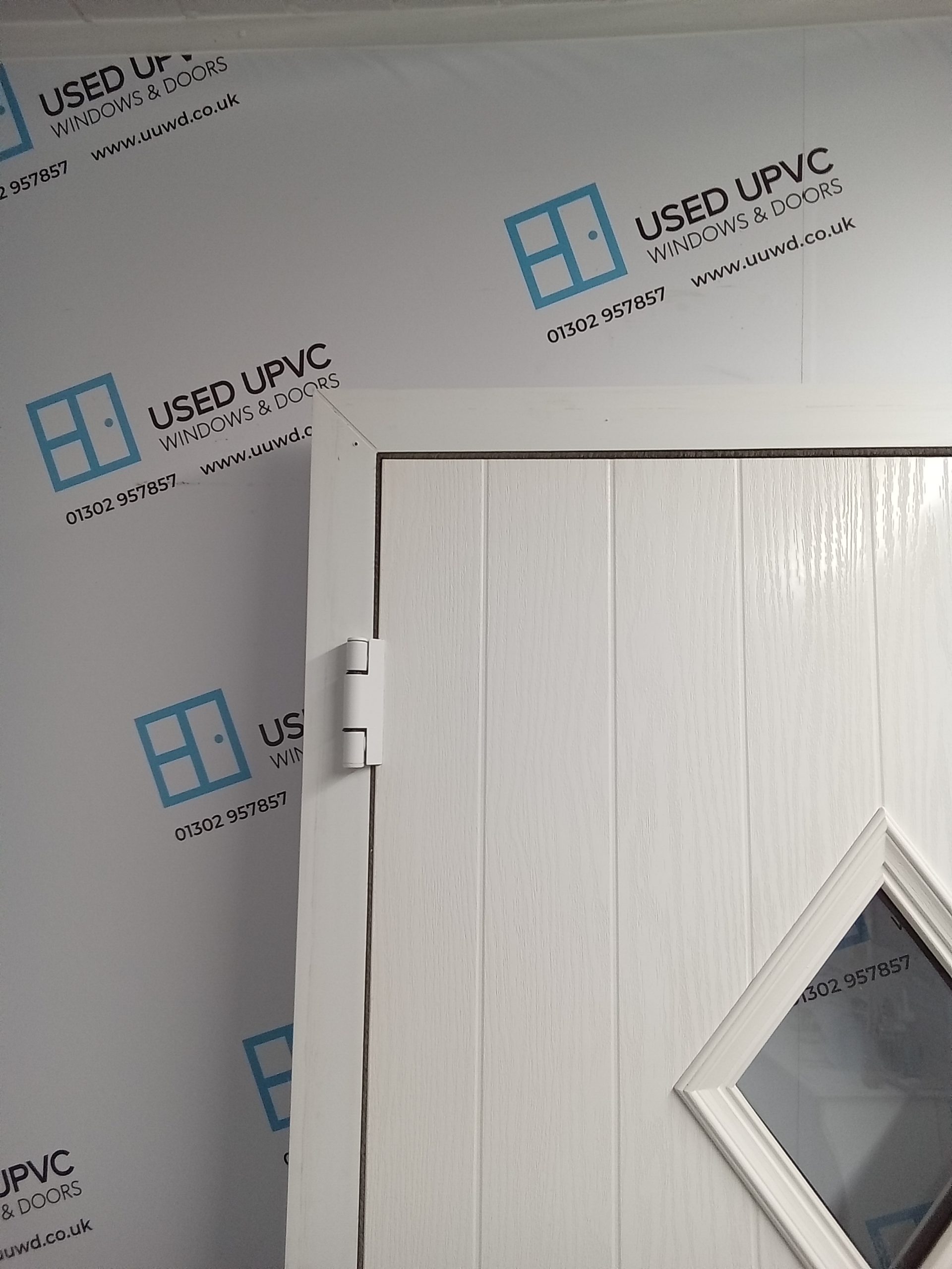 Used White Composite Barn Door 910mm x 2060mm 0482 | Used UPVC Windows ...