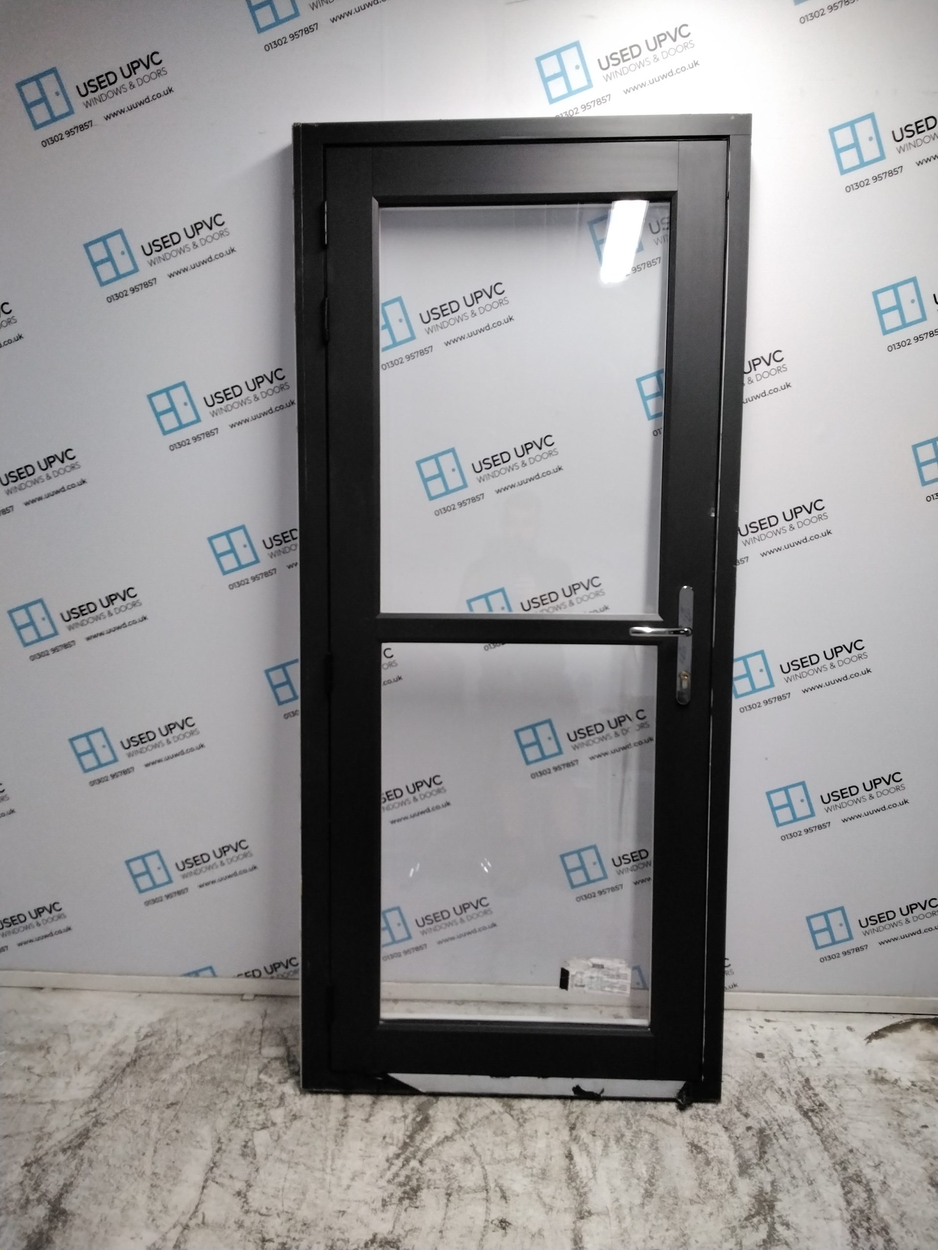 Brand New Anthracite Grey Upvc Outward Opening Back Door 895mm x 1985mm ...