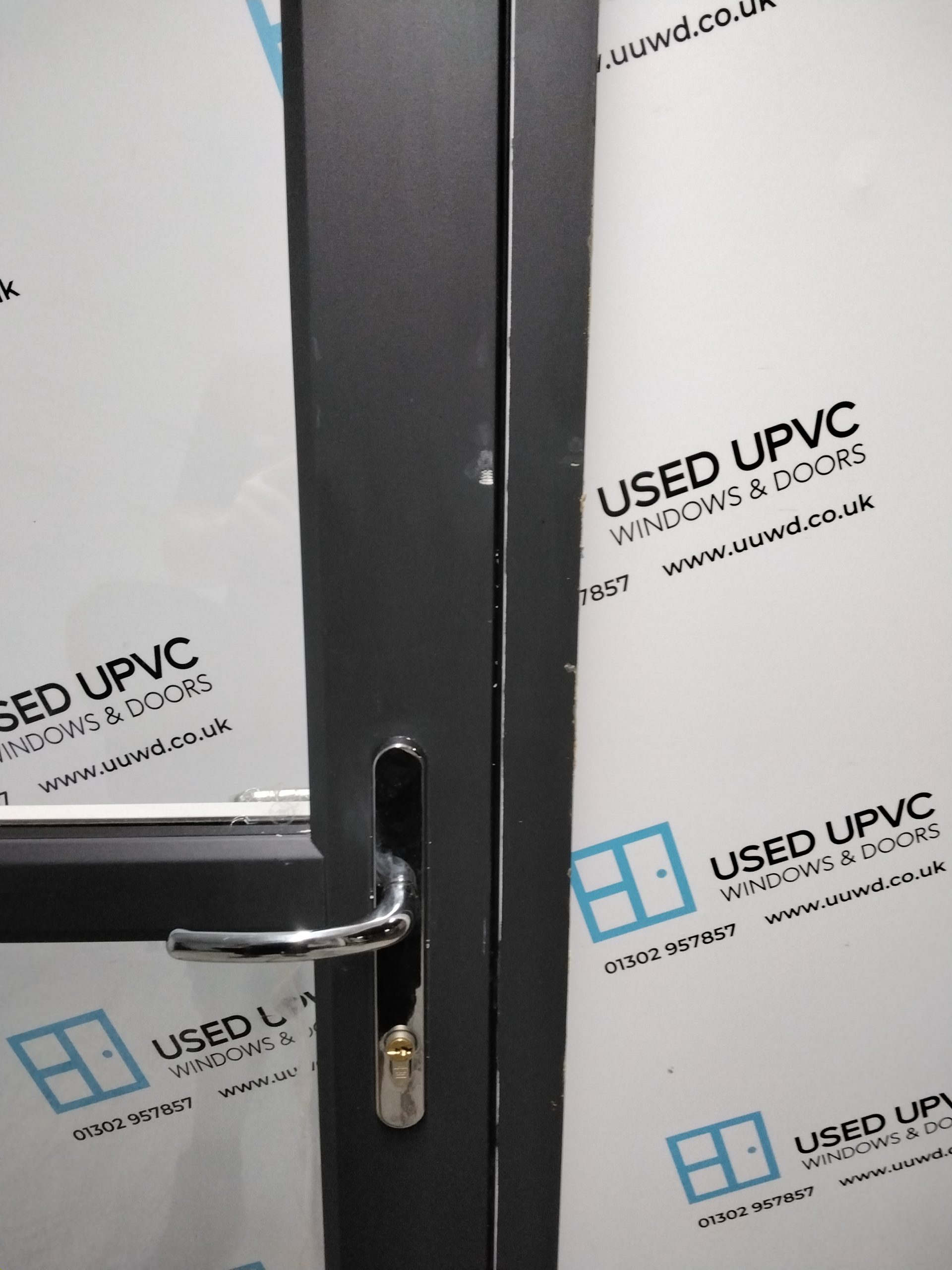 Brand New Anthracite Grey Upvc Outward Opening Back Door 895mm x 1985mm ...