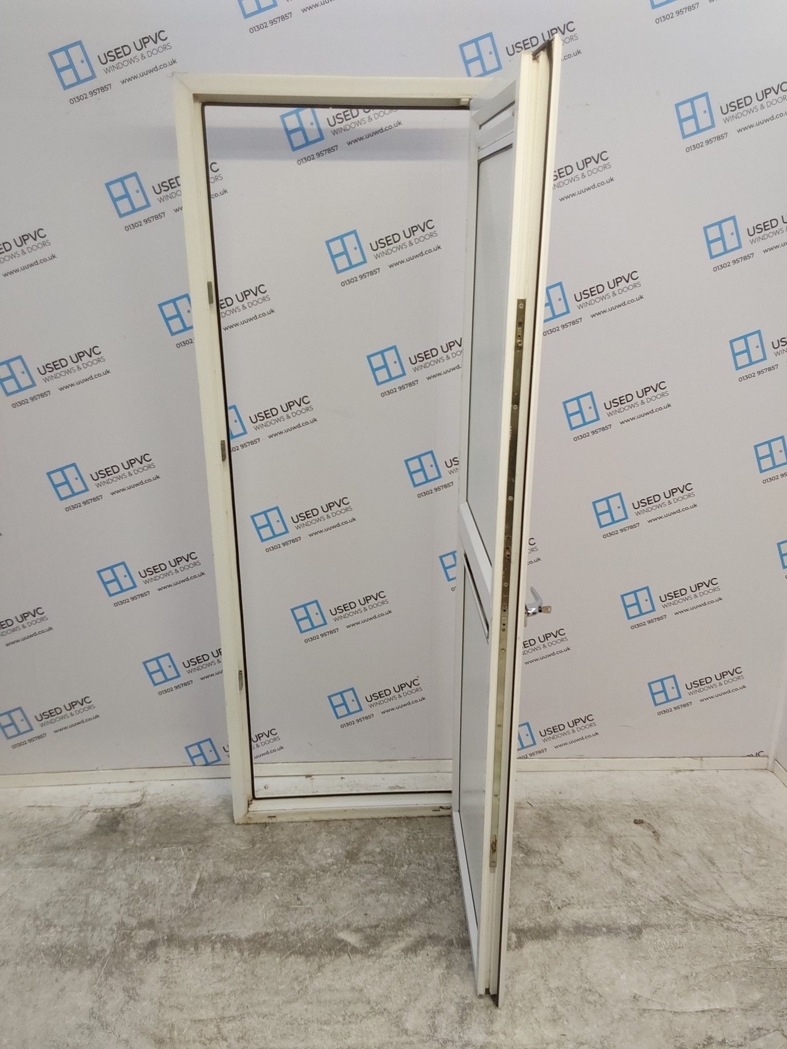 Used White Upvc Back Door (outwards opening) 740mm x 2040mm 0649 | Used ...