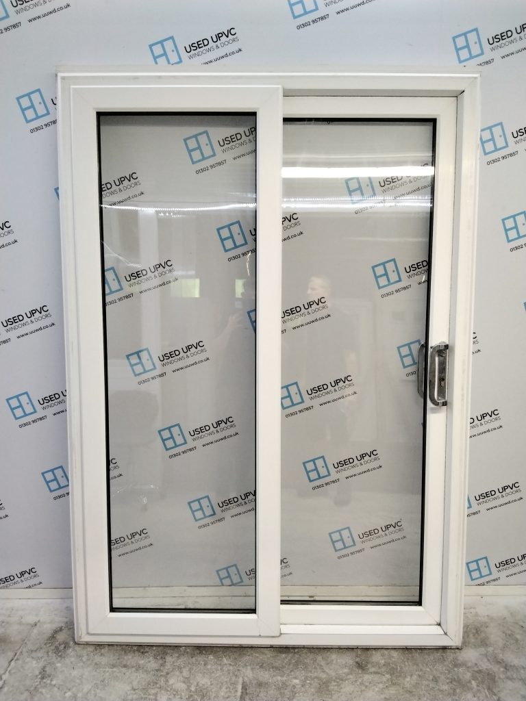 Used White Upvc Sliding Patio Doors 1440mm x 2065mm (Reduce To 1440mm x ...