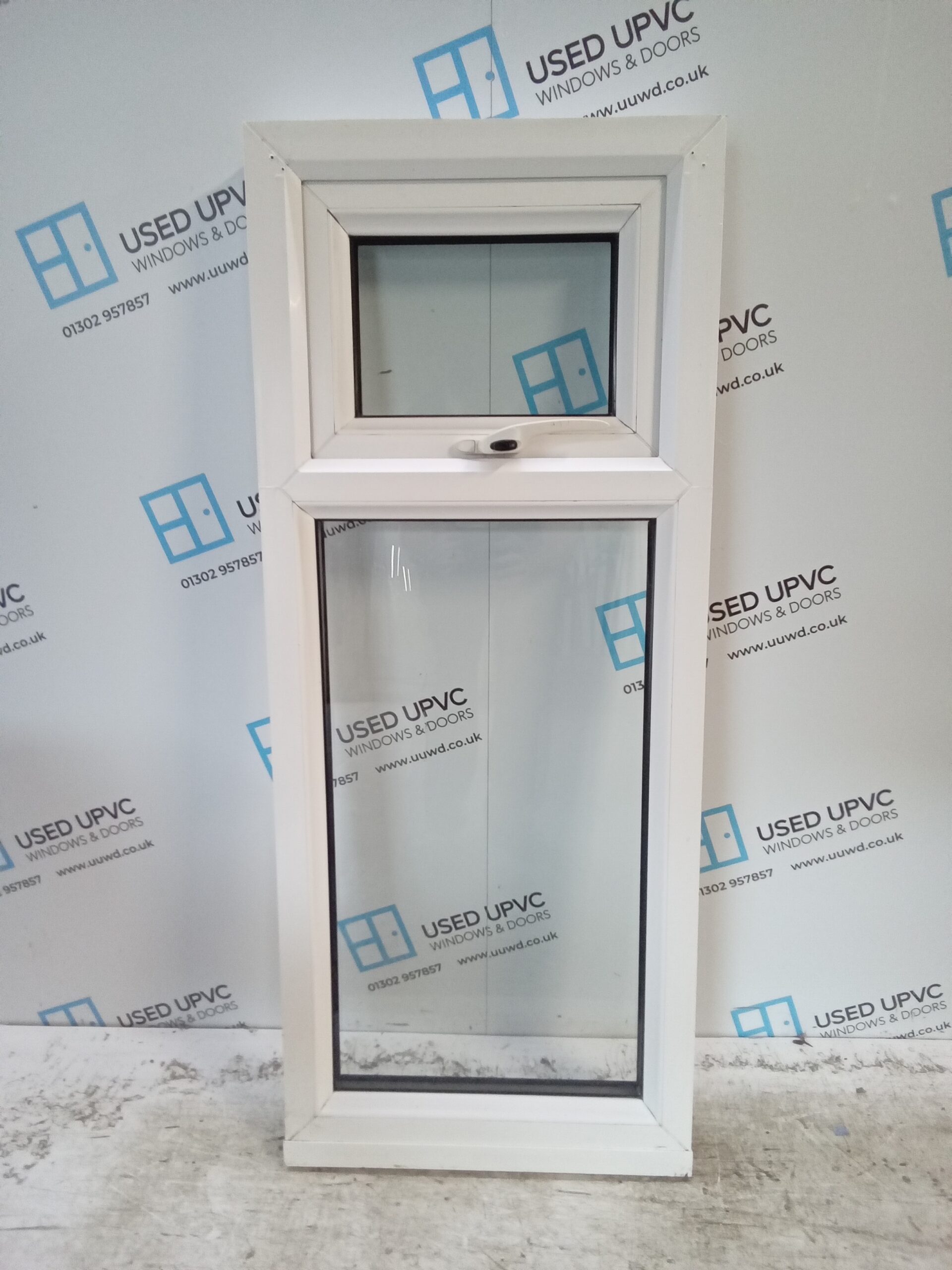 Used White Upvc Window 500mm x 1210mm W0240 | Used UPVC Windows & Doors