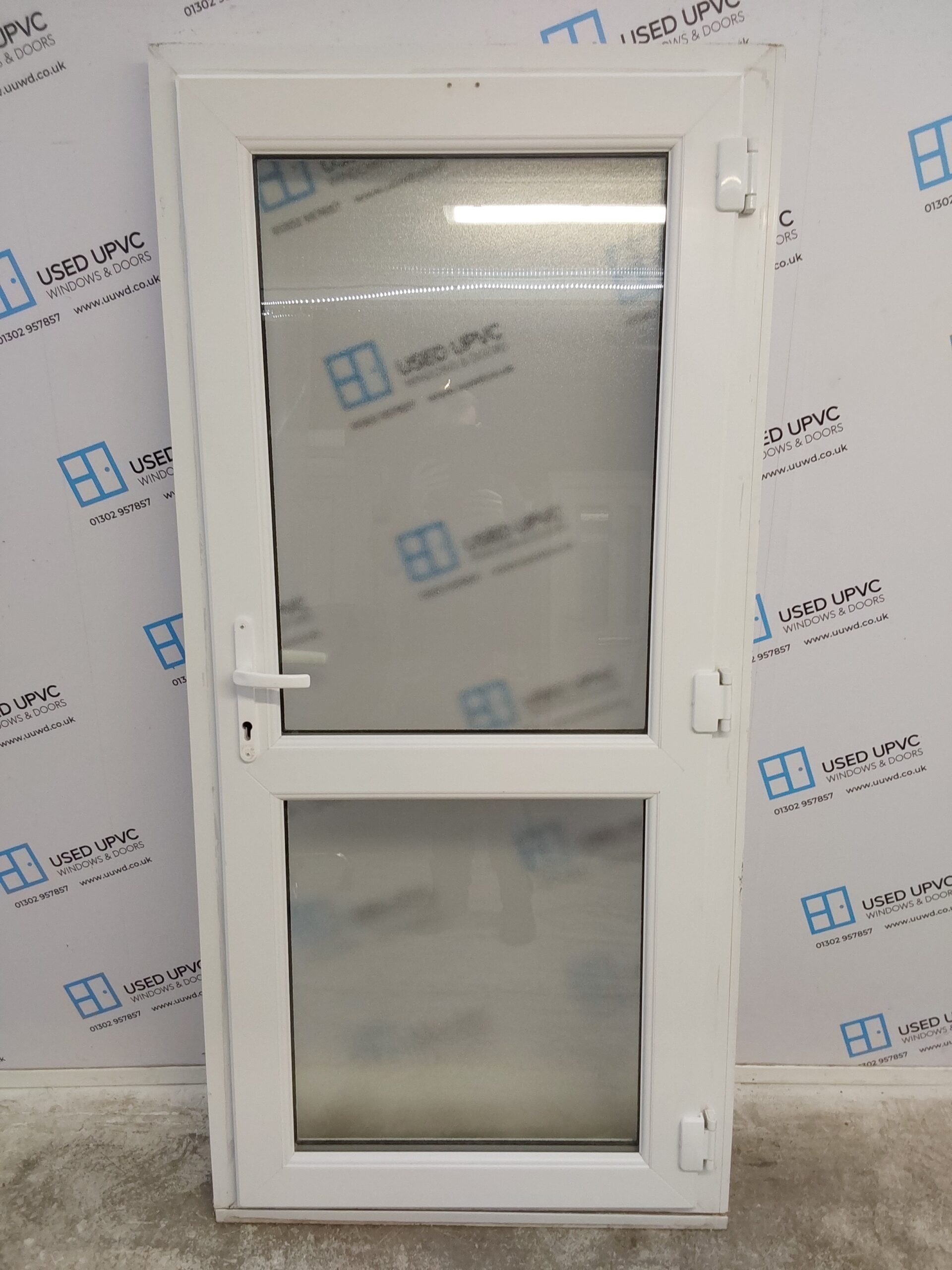 Used White Upvc Back Door 940mm x 1990mm (reduce to 925mm) 0440 | Used ...