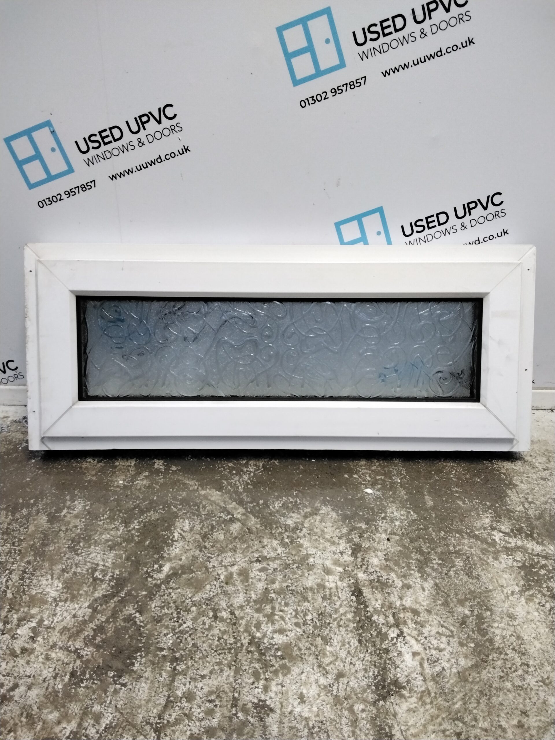 Used White Upvc Window 900mm x 365mm W0491 | Used UPVC Windows & Doors