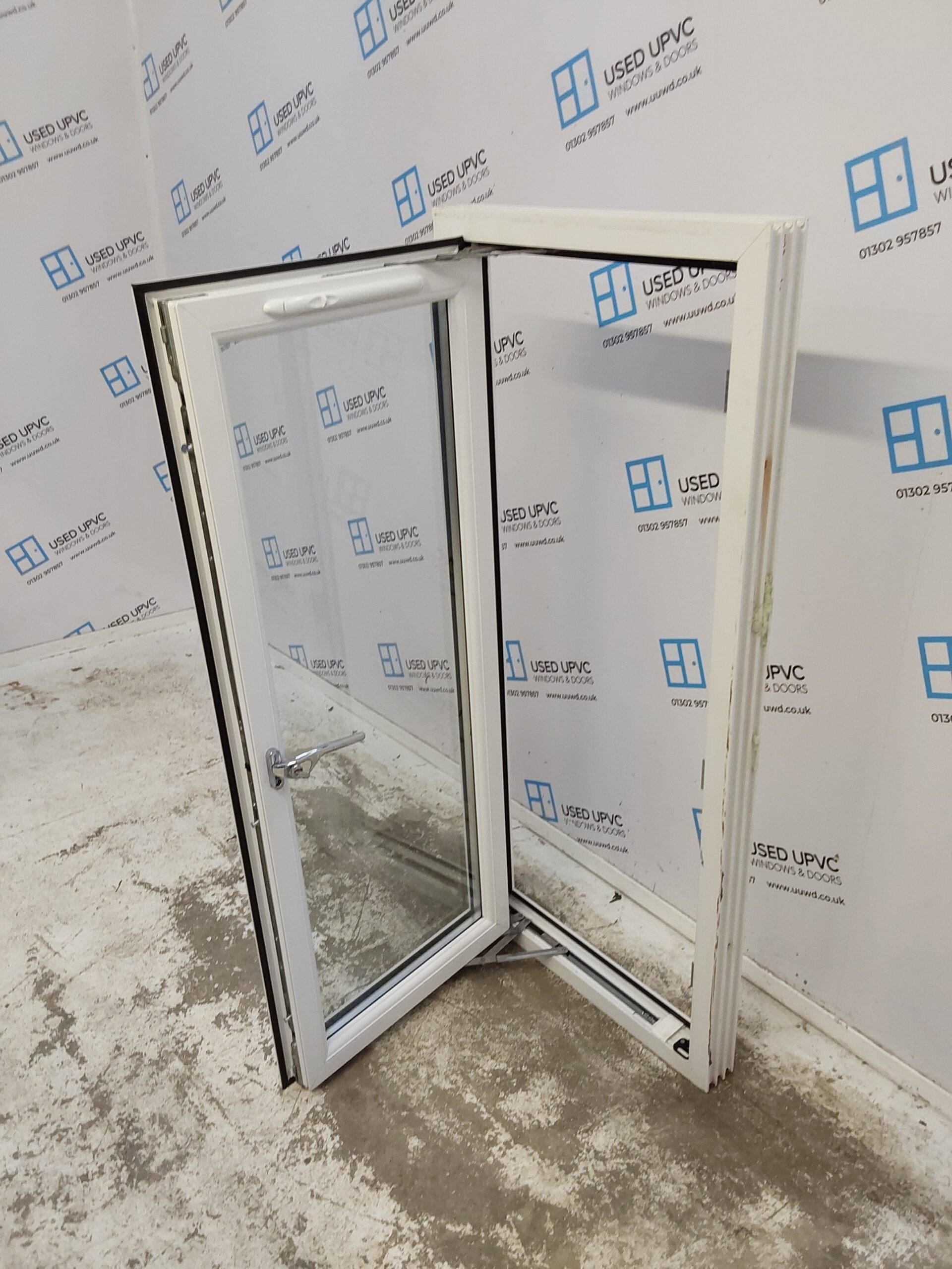 Used White Upvc Window 590mm x 1335mm W0043 | Used UPVC Windows & Doors