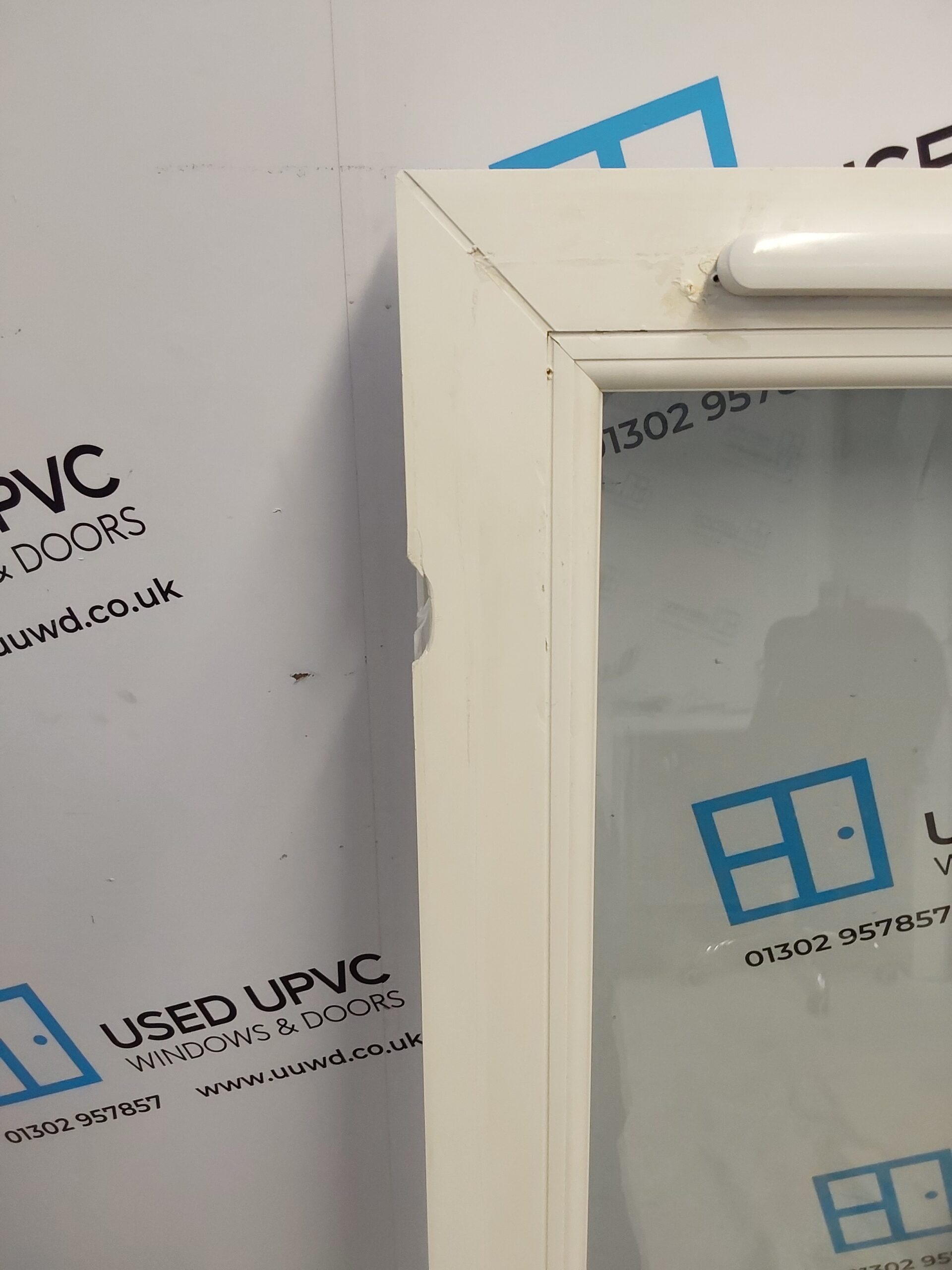 Used White Upvc Window 450mm x 1335mm W0075 | Used UPVC Windows & Doors