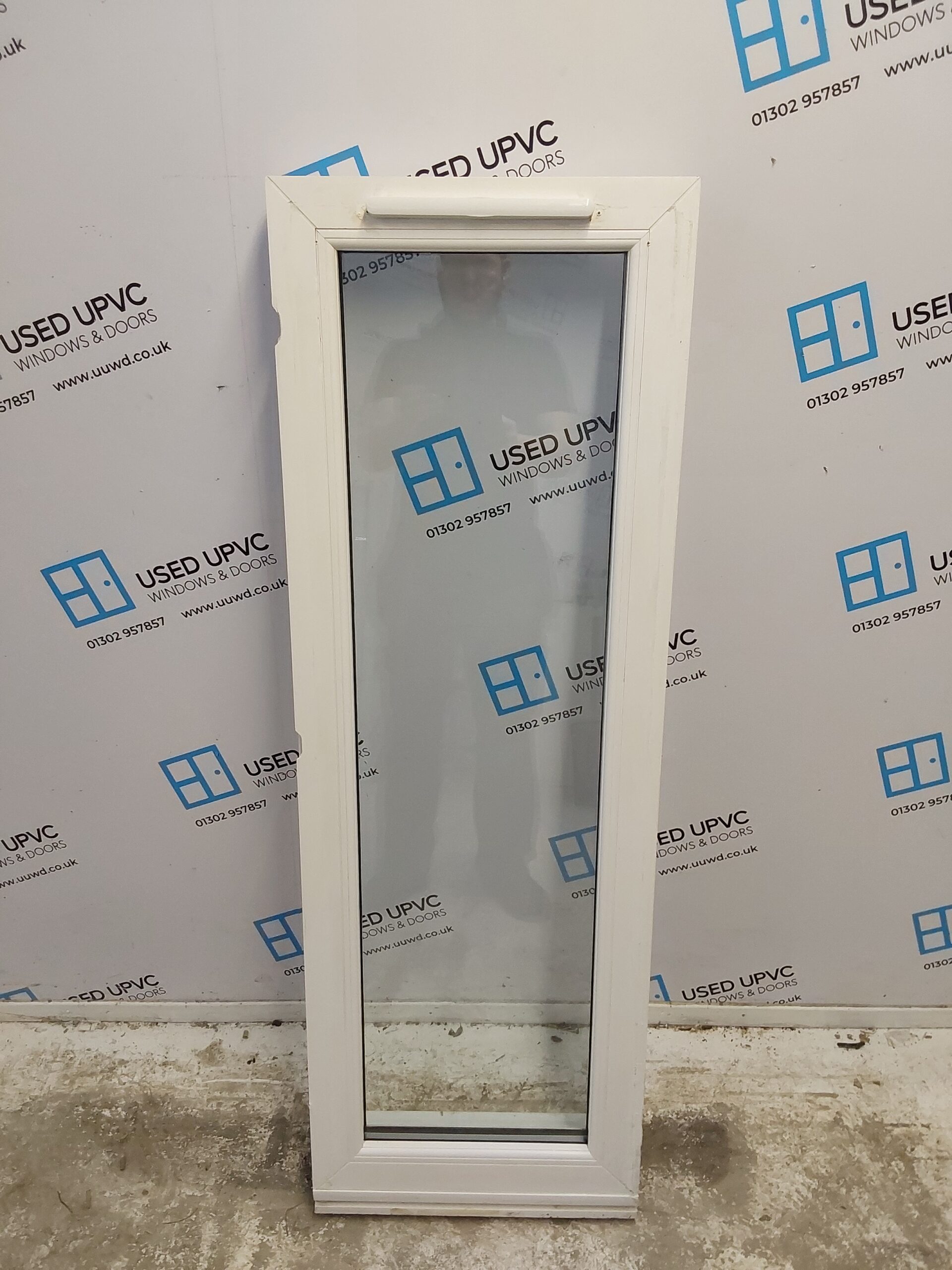 Used White Upvc Window 450mm x 1335mm W0075 | Used UPVC Windows & Doors