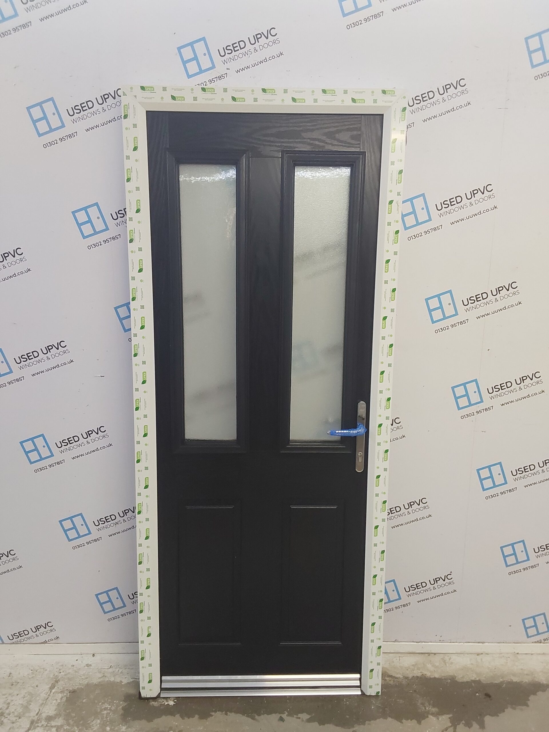 Brand New Black Composite Back Door 850mm x 2020mm ND148 | Used UPVC ...