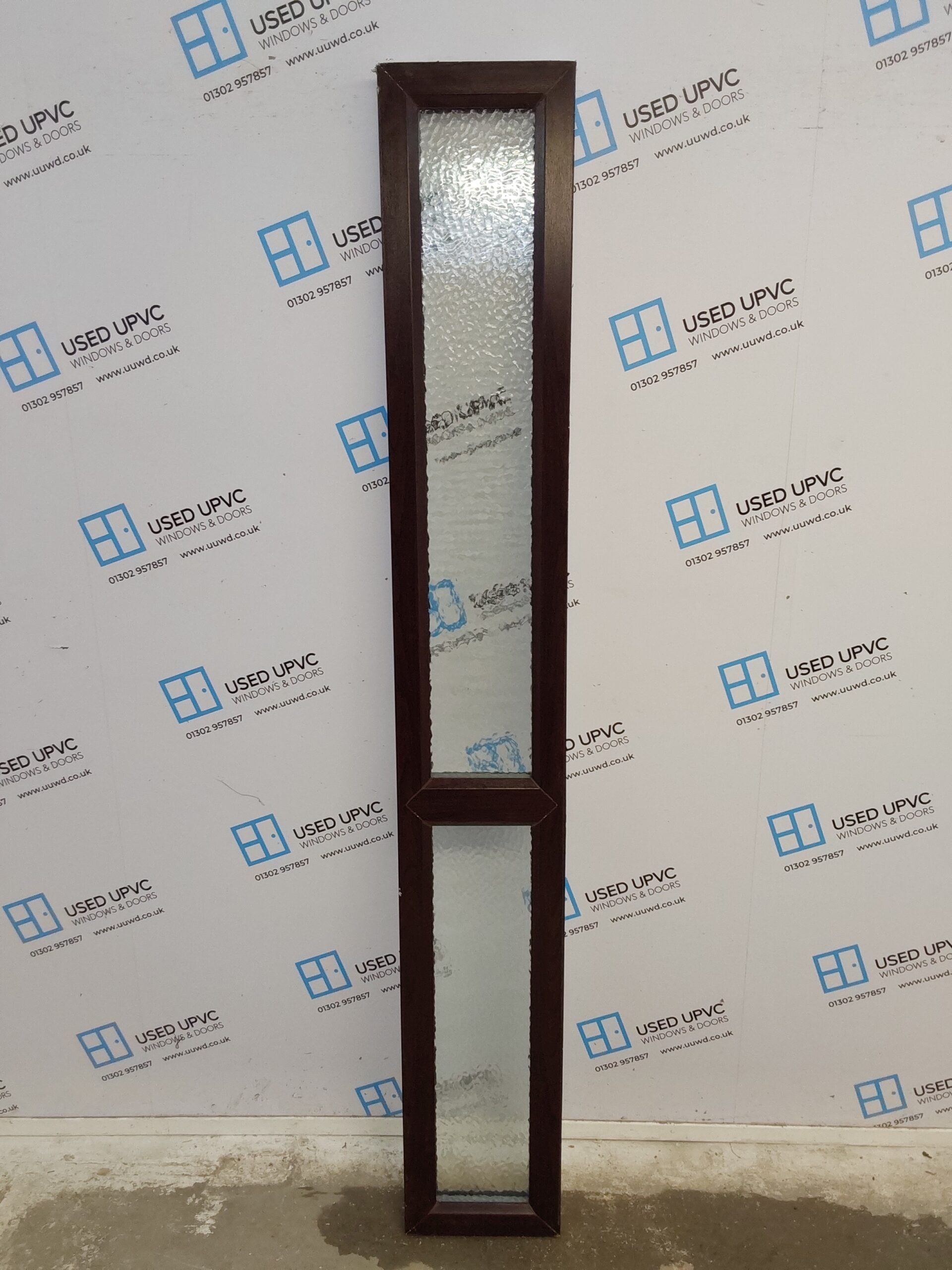 Used Rosewood Upvc Side Panel 300mm x 2065mm SP014 | Used UPVC Windows ...