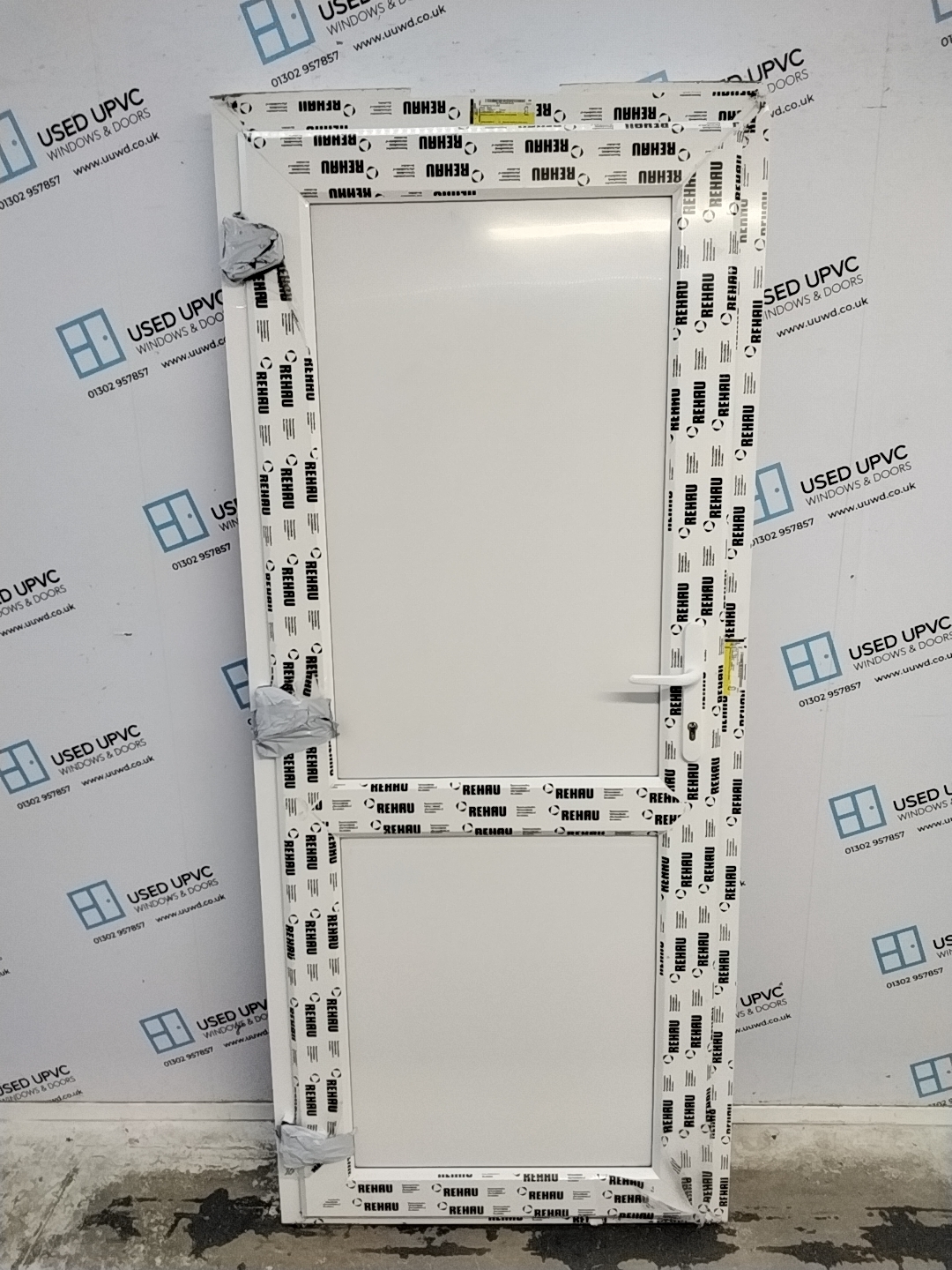 Brand New White Upvc Back Door (Outwards Opening) 860mm x1995mm C1ND52 ...