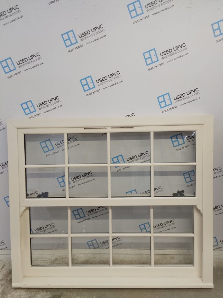 Used Cream Upvc Sliding Sash Window 1500mm x 1265mm SS10 | Used UPVC ...