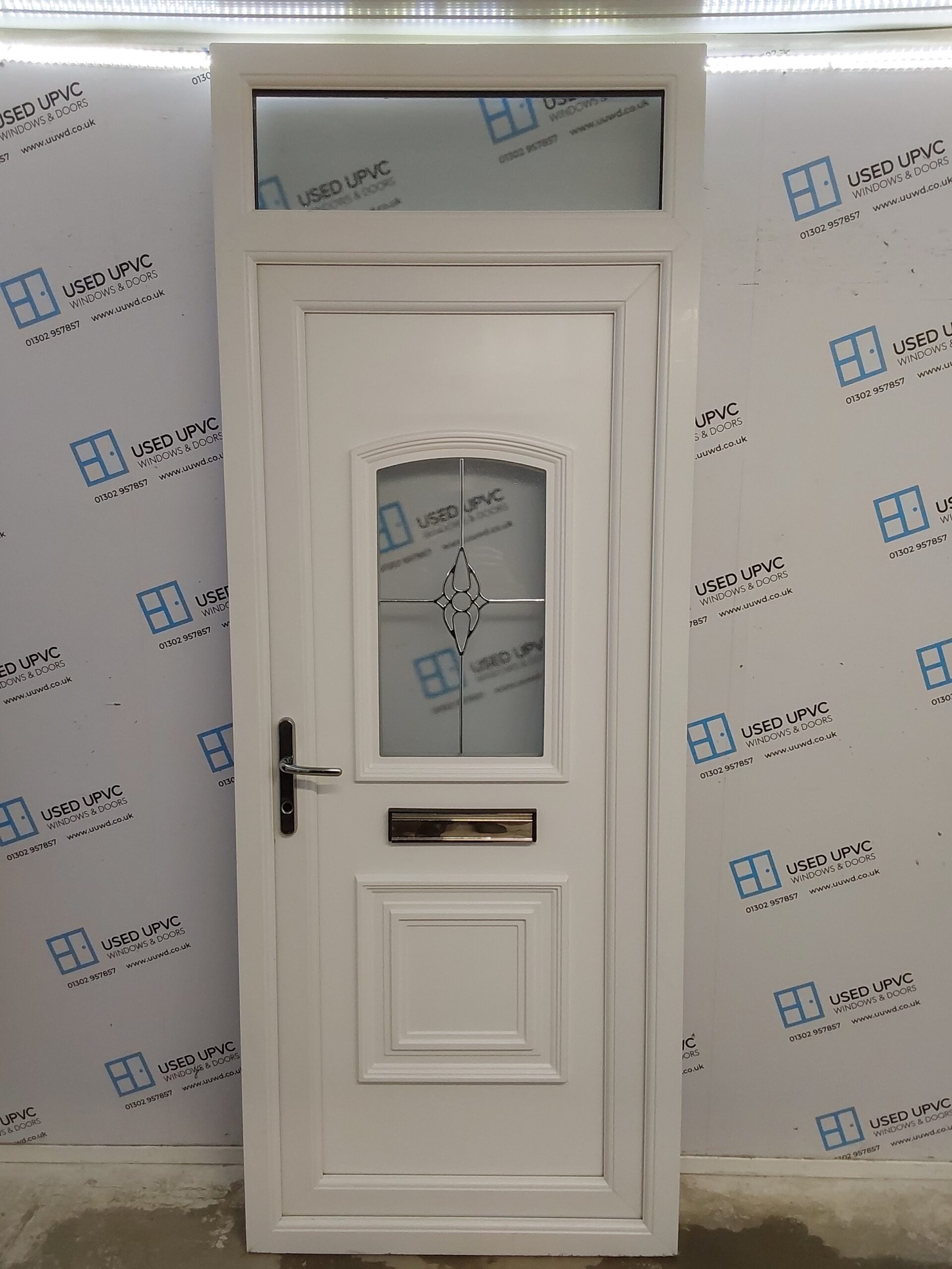 Brand New Ex-display White Upvc Front Door And Toplight 900mm x 2380mm ...