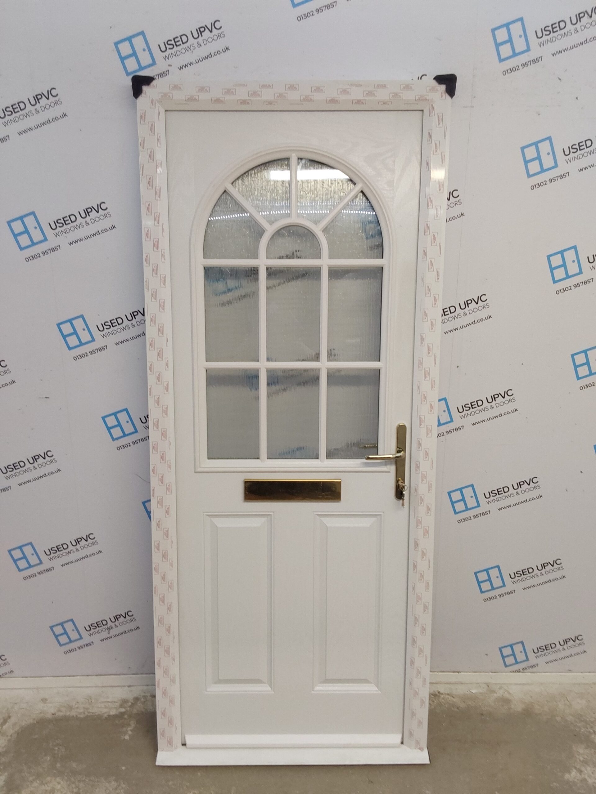 Brand New White Composite Front Door 865mm x 2045mm C1ND63 | Used UPVC ...