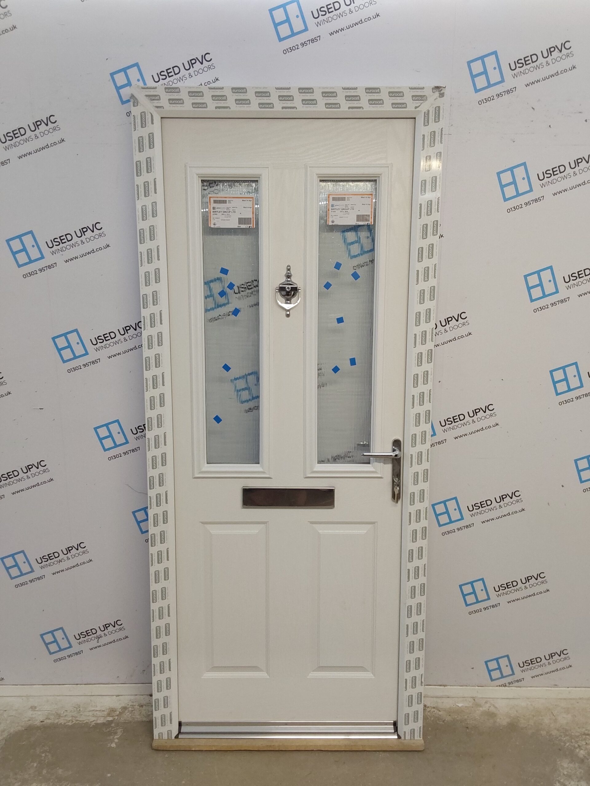 Brand New White Composite Front Door 905mm x 2100mm C1ND65 | Used UPVC ...