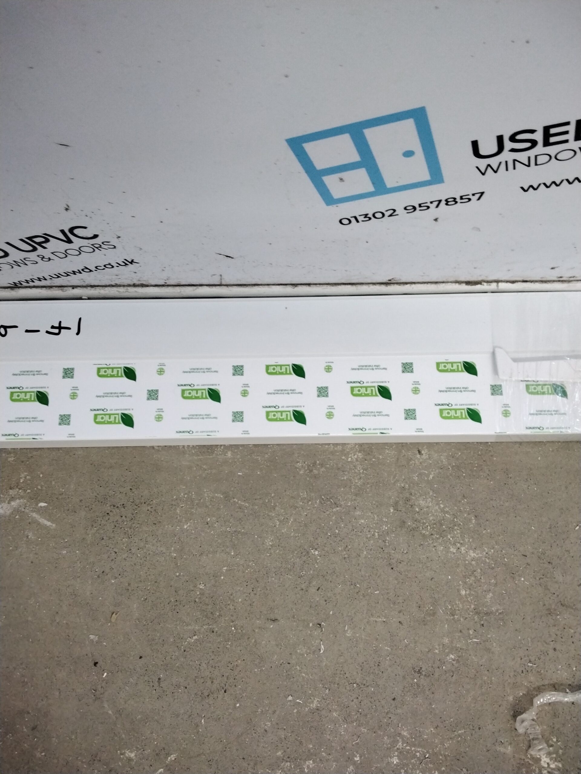 Brand New White Upvc Cill 950mm x 150mm x 30mm CILL064 | Used UPVC ...