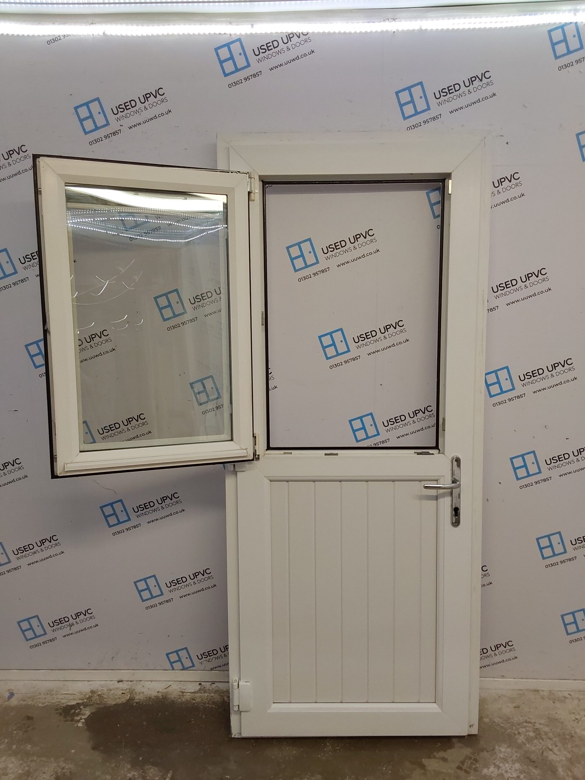 Used White Upvc Stable Back Door 870mm x 2050mm 0179 | Used UPVC ...