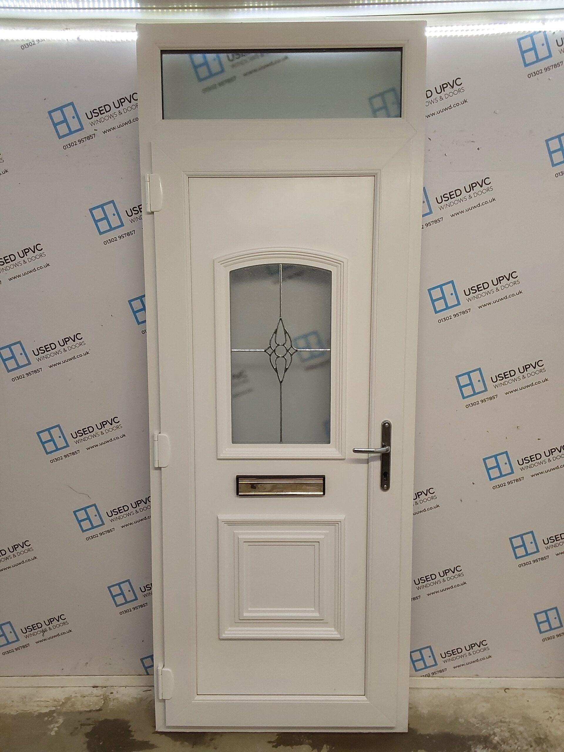 Brand New Ex-display White Upvc Front Door And Toplight 900mm x 2380mm ...