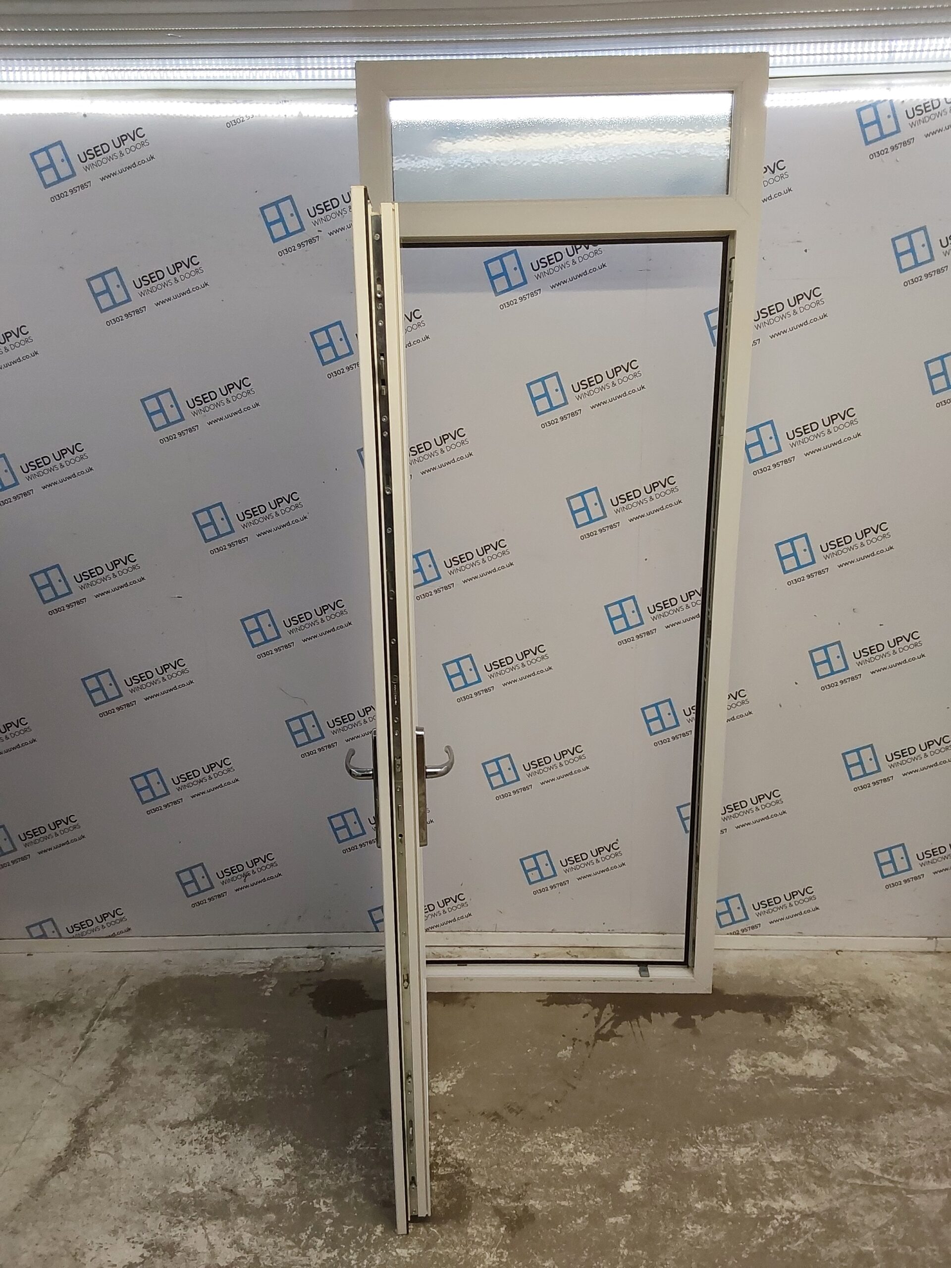 Brand New Ex-display White Upvc Front Door And Toplight 900mm x 2380mm ...