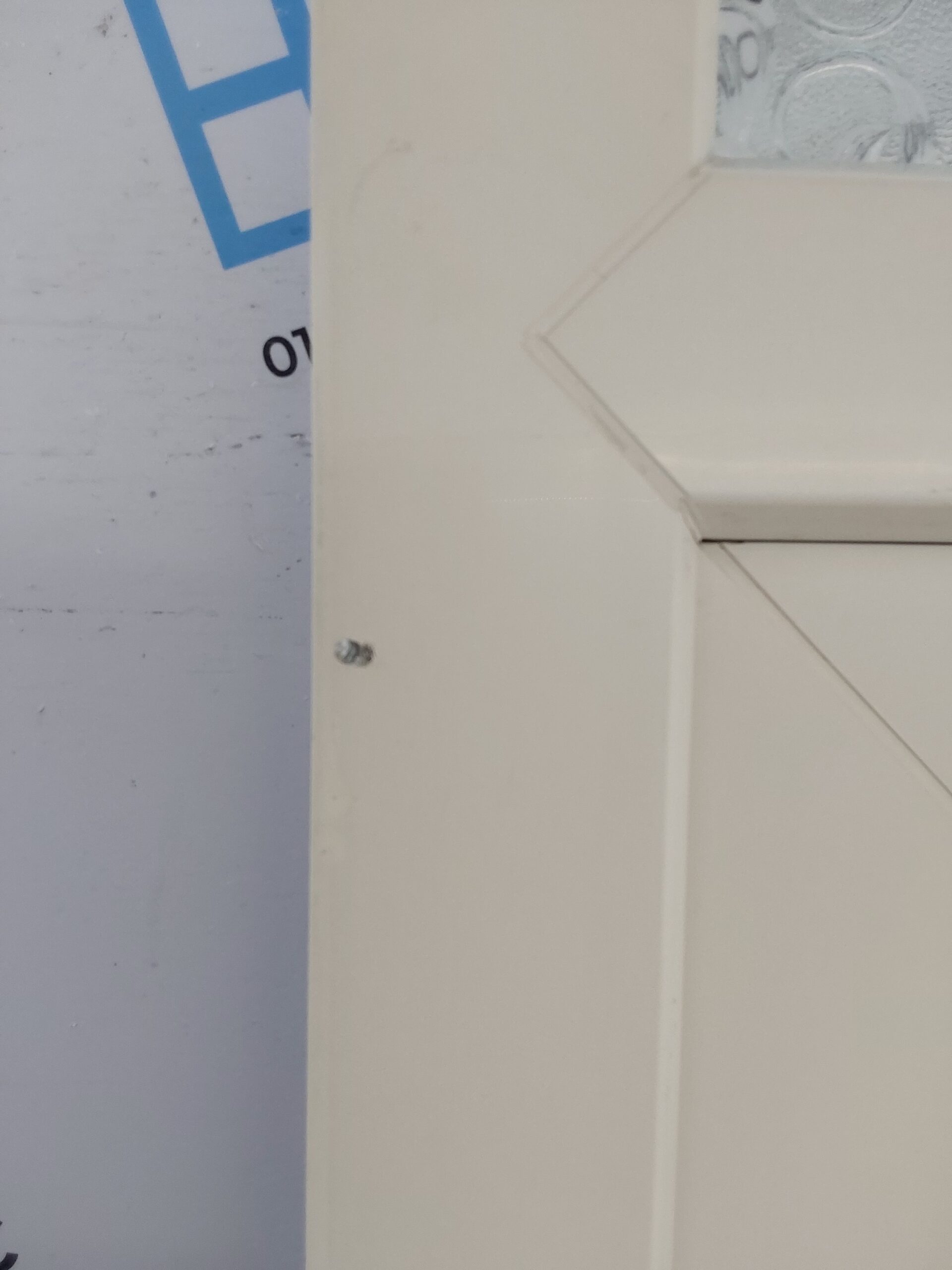 Used White Upvc Stable Back Door And Toplight 880mm x 2415mm 0622 ...