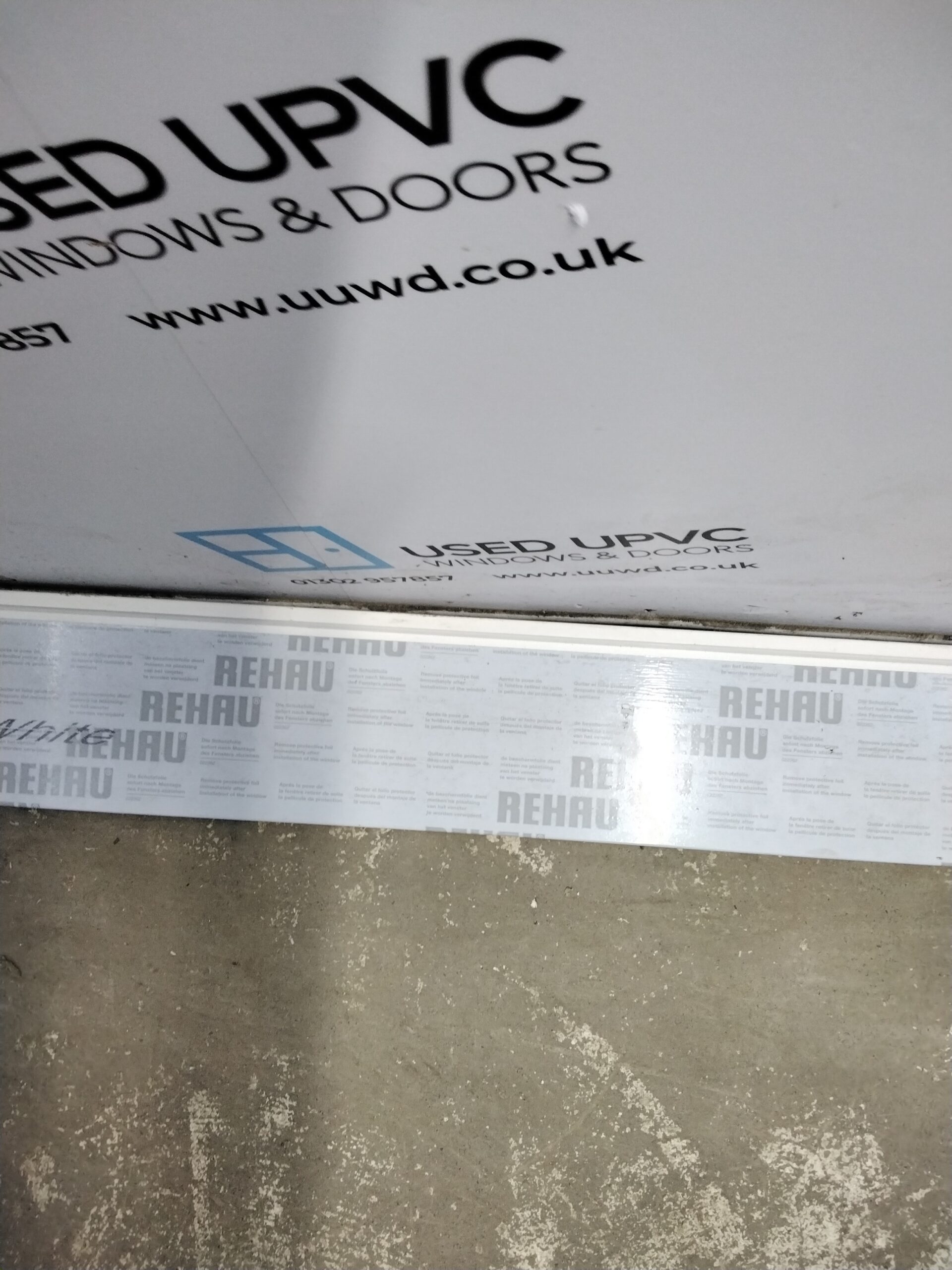Brand New White Upvc Cill 1170mm x 150mm x 40mm CILL0194 | Used UPVC ...