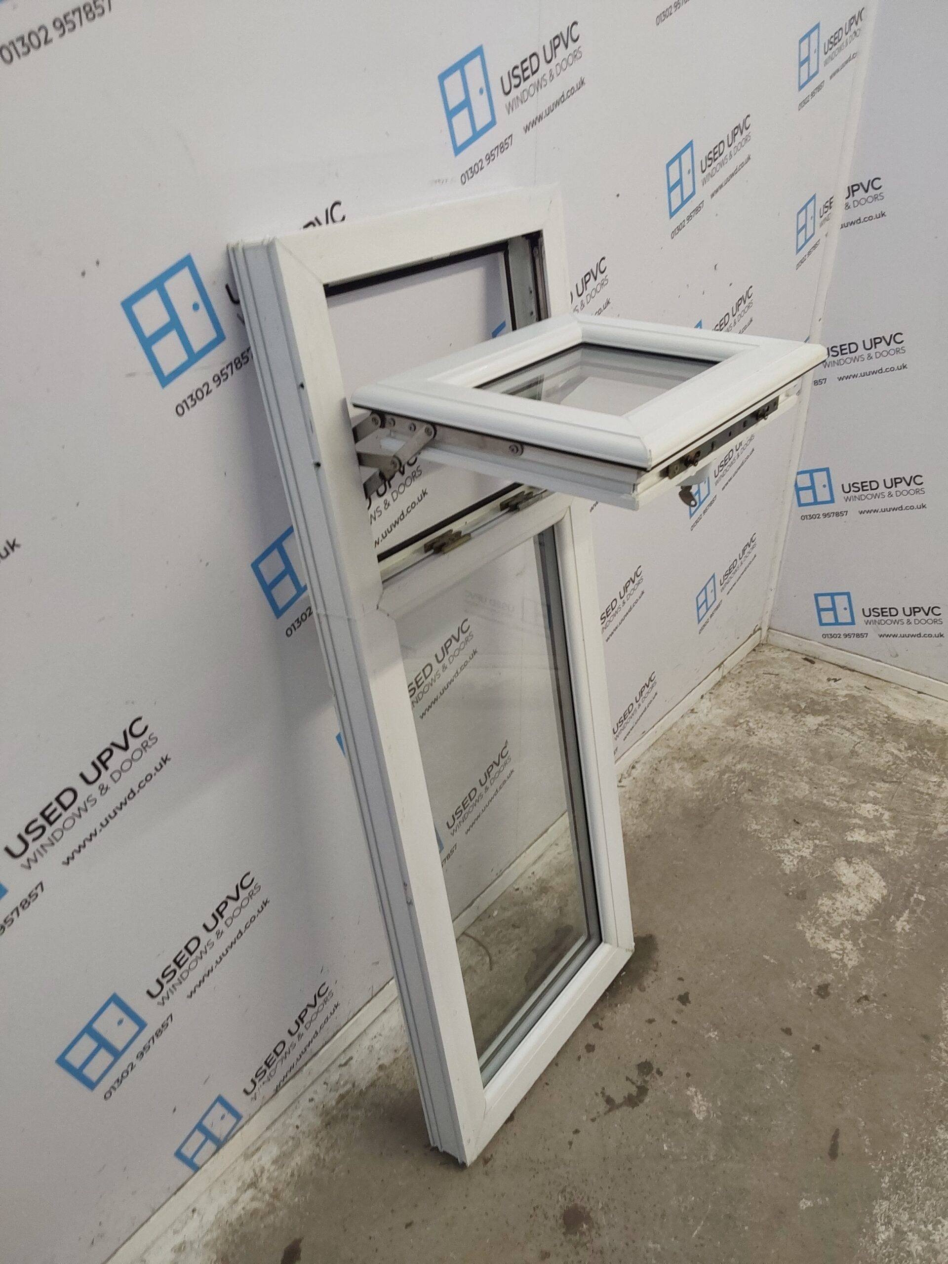 Used White Upvc Window 500mm x 1270mm A0035 | Used UPVC Windows & Doors